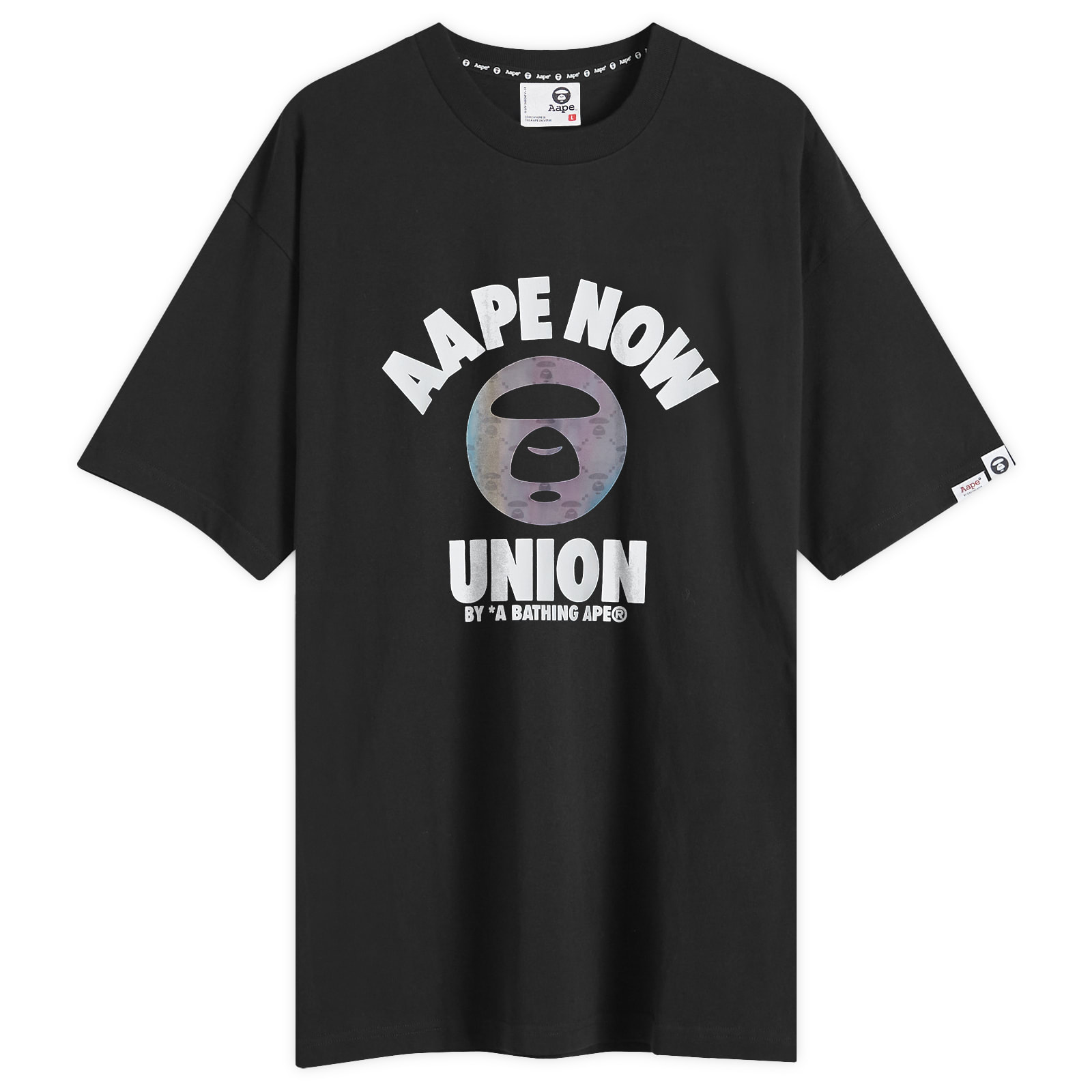 AAPE College Union T-Shirt Black | END. (US)