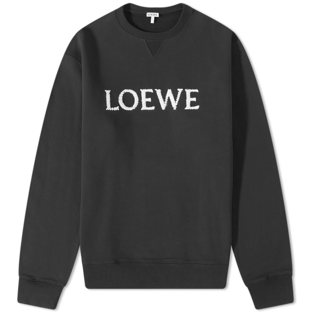 Loewe Embroidered Crew Sweat Black | END. (GB)