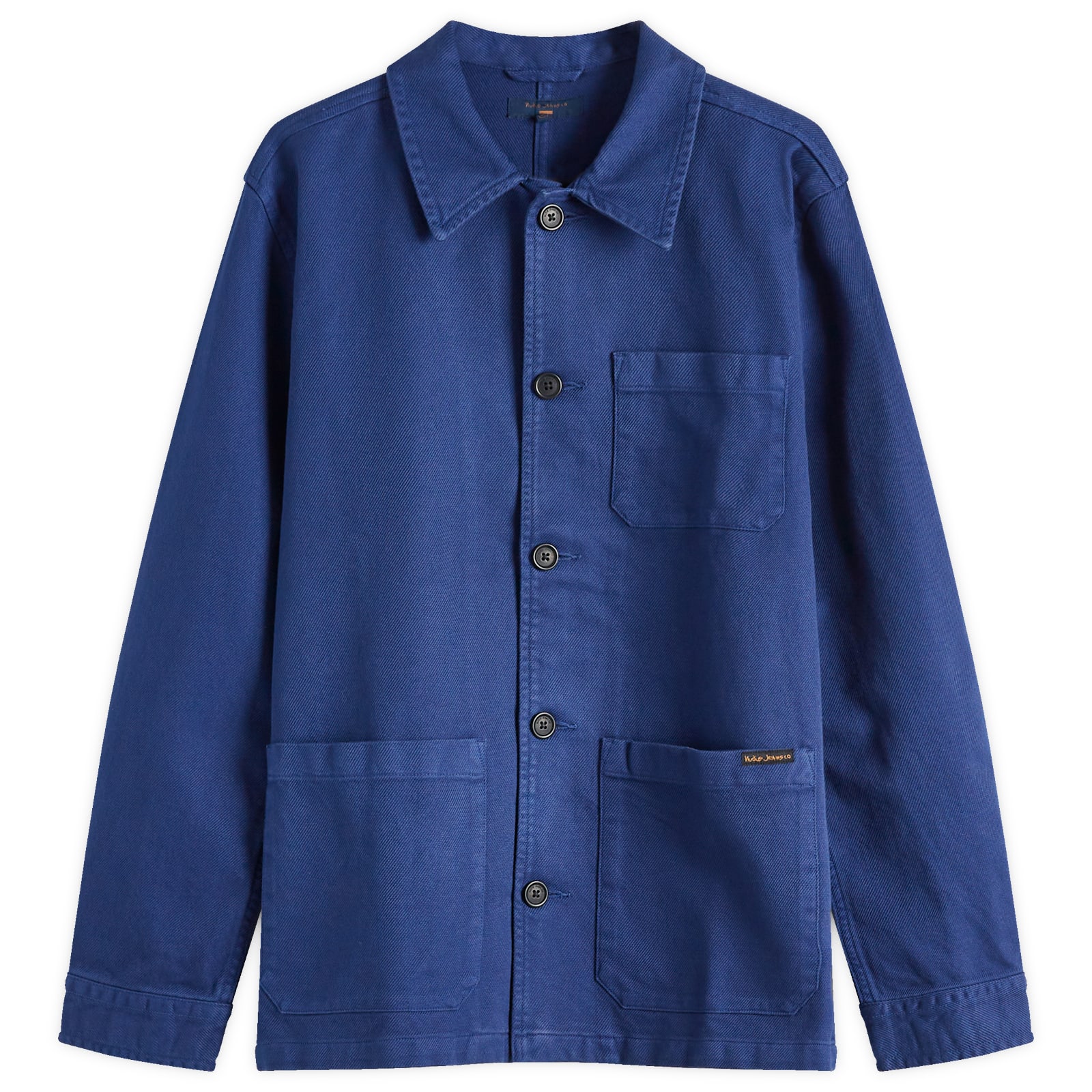Nudie Barney Worker Jacket Mid Blue | END. (GB)