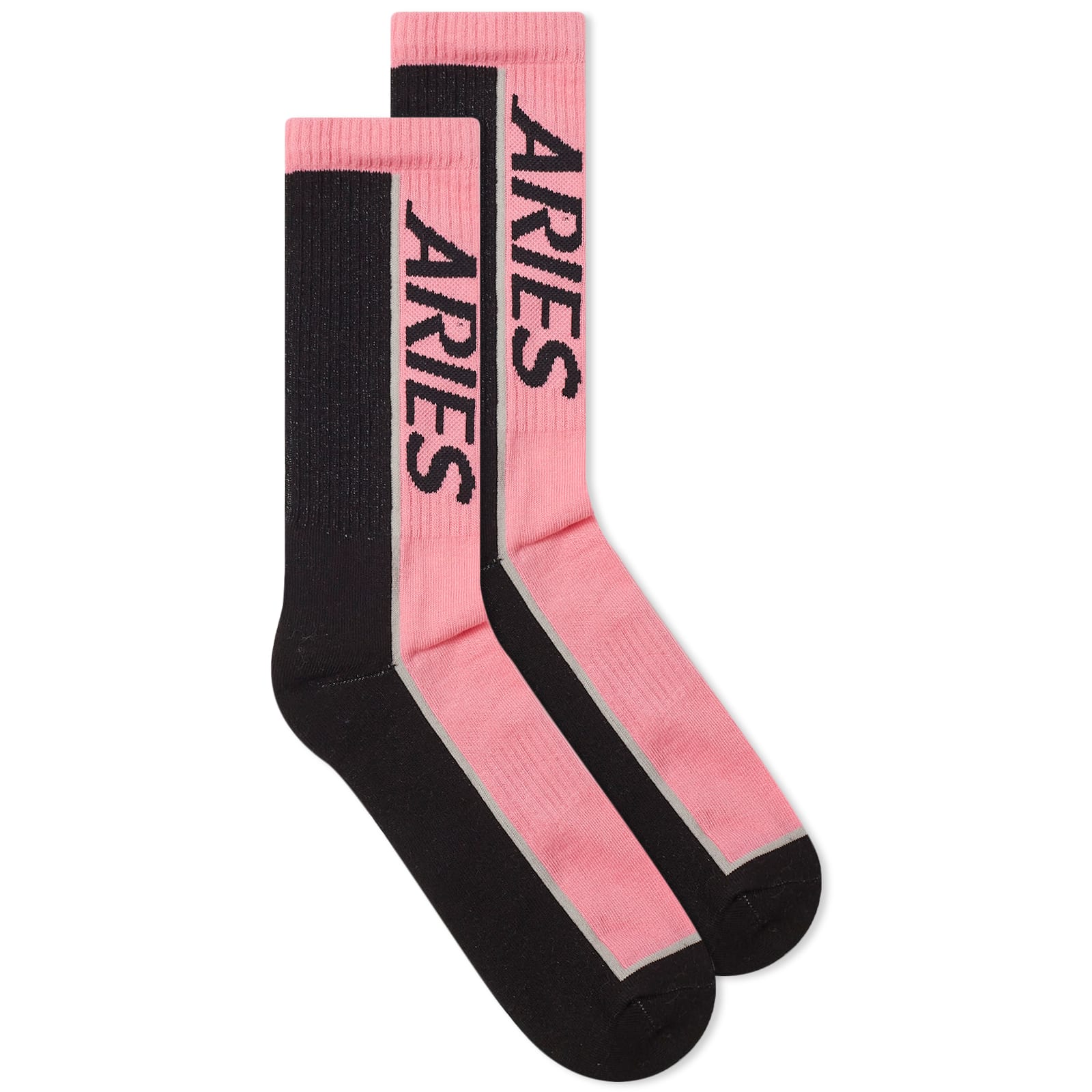 Aries Credit Card Socks Pink | END. (US)
