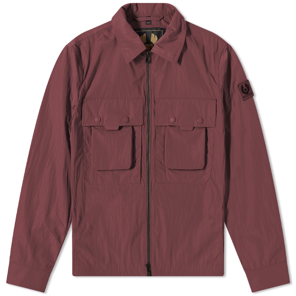 Belstaff Tactical Ripple Shell Overshirt Aubergine | END. (GB)