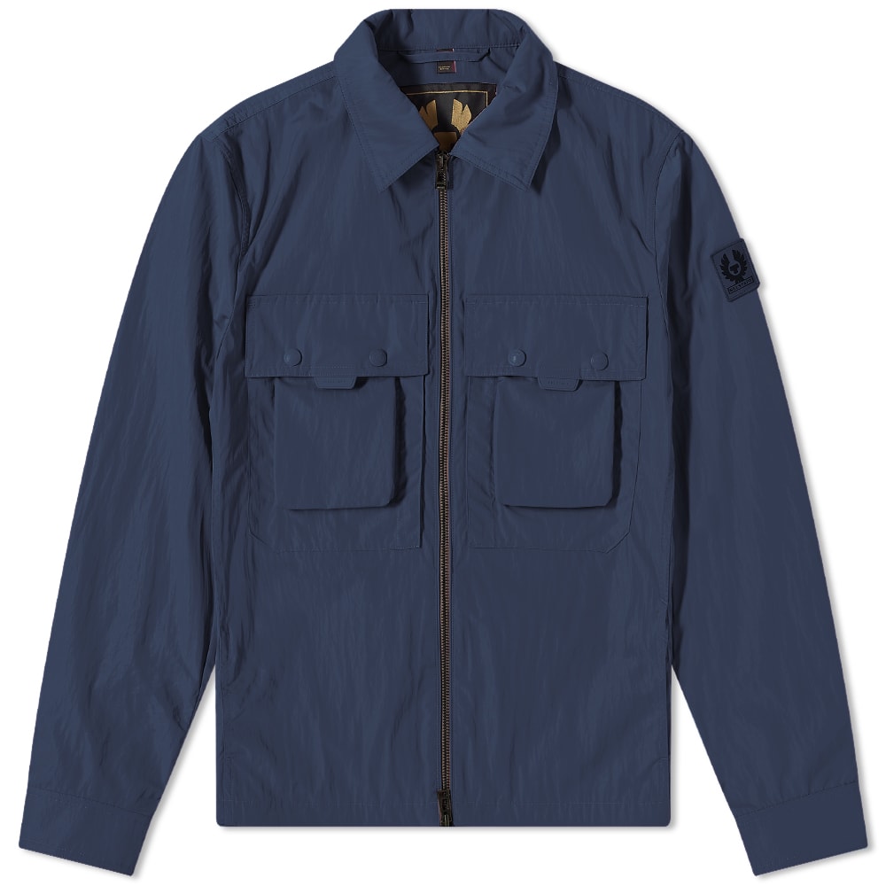 Belstaff Tactical Ripple Shell Overshirt Dark Ink | END. (US)