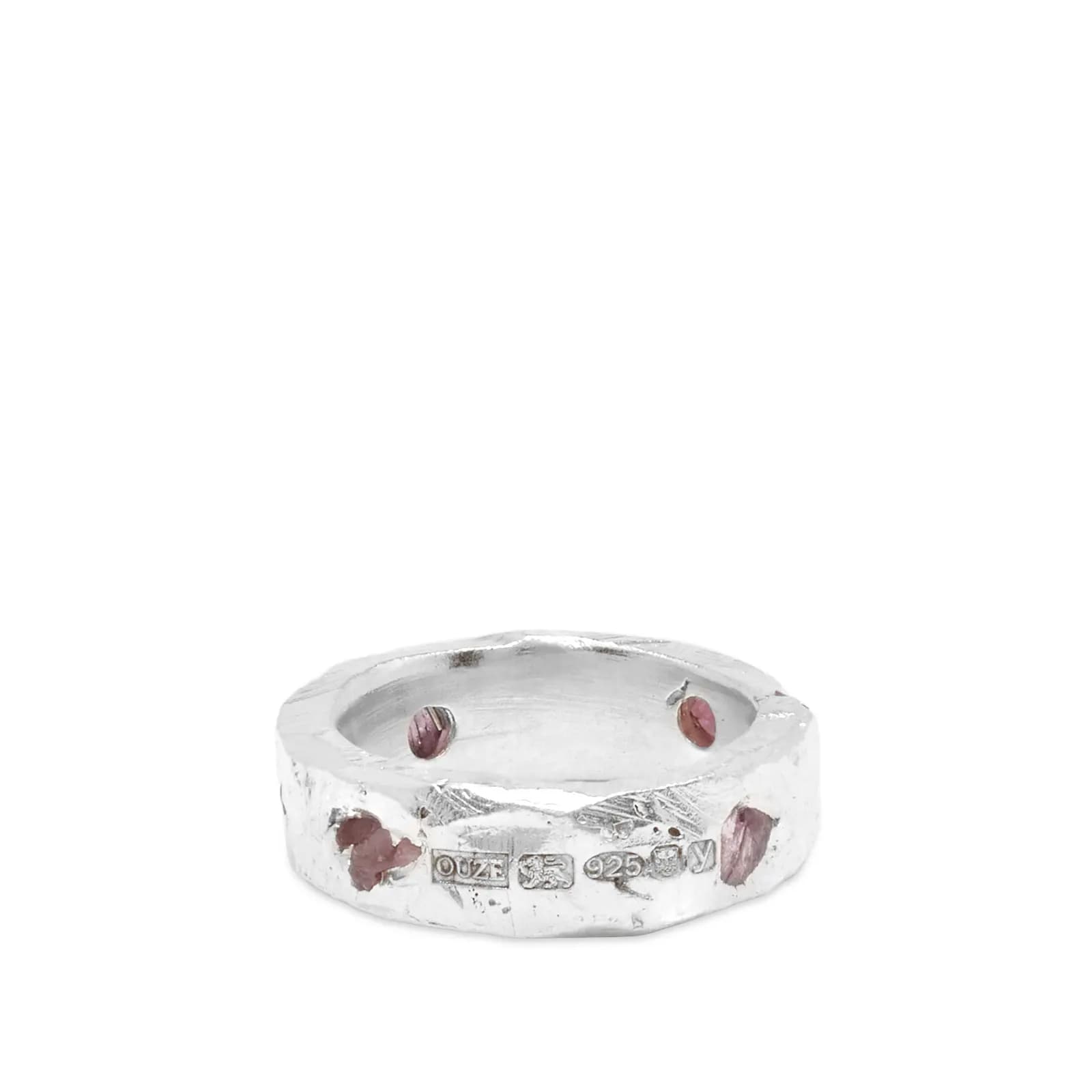 The Ouze Sapphire Scatter Band Ring Pink | END. (GB)