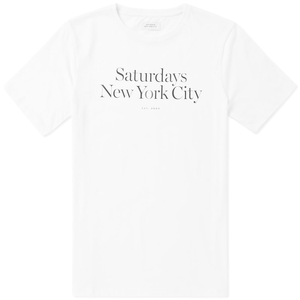 Saturdays NYC Miller Standard Tee White | END. (GB)