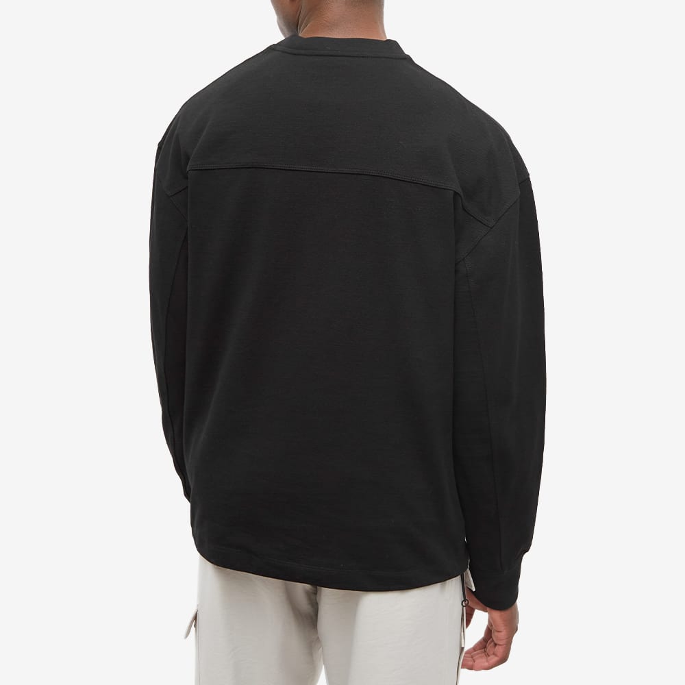 Y-3 Heavy Pique Logo Crew Sweat Black | END. (UK)