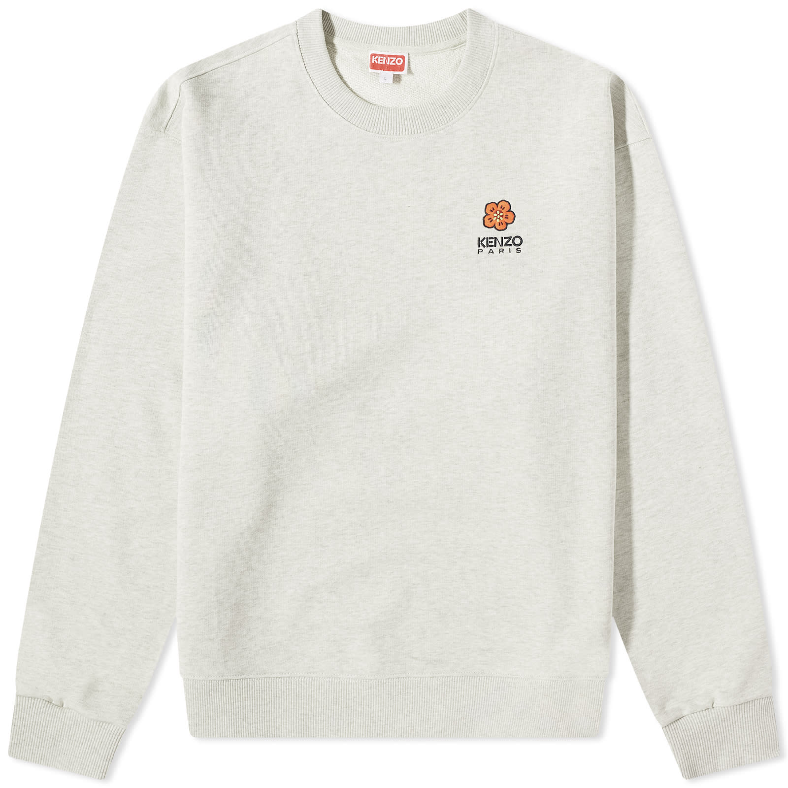 Kenzo PARIS Boke Crest Classic Crew Sweat Pale Grey | END. (US)