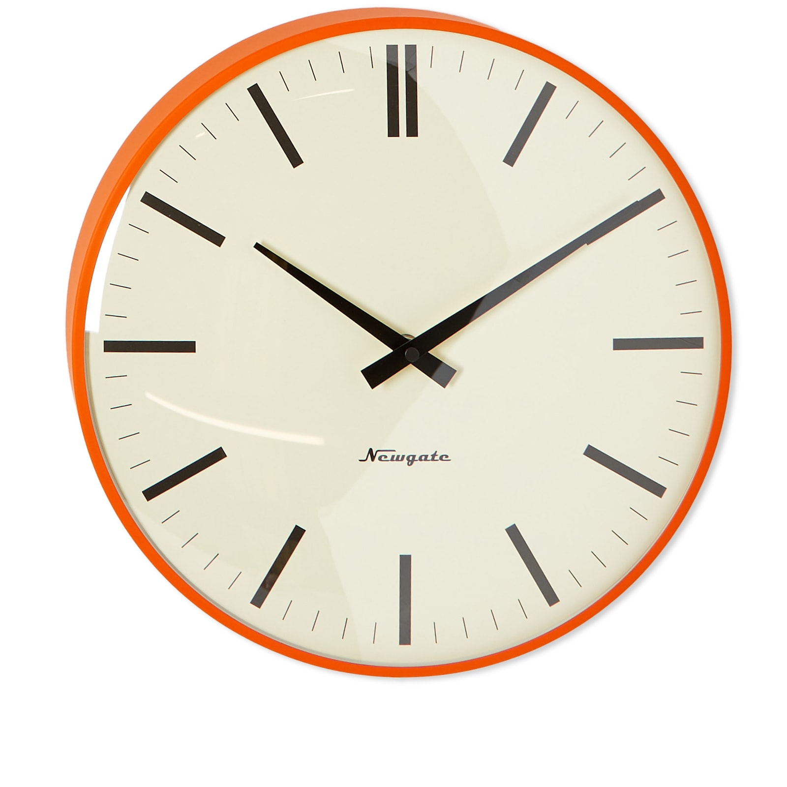 Newgate Clocks Radio City Bowery Dial Wall Clock Orange | END. (GB)