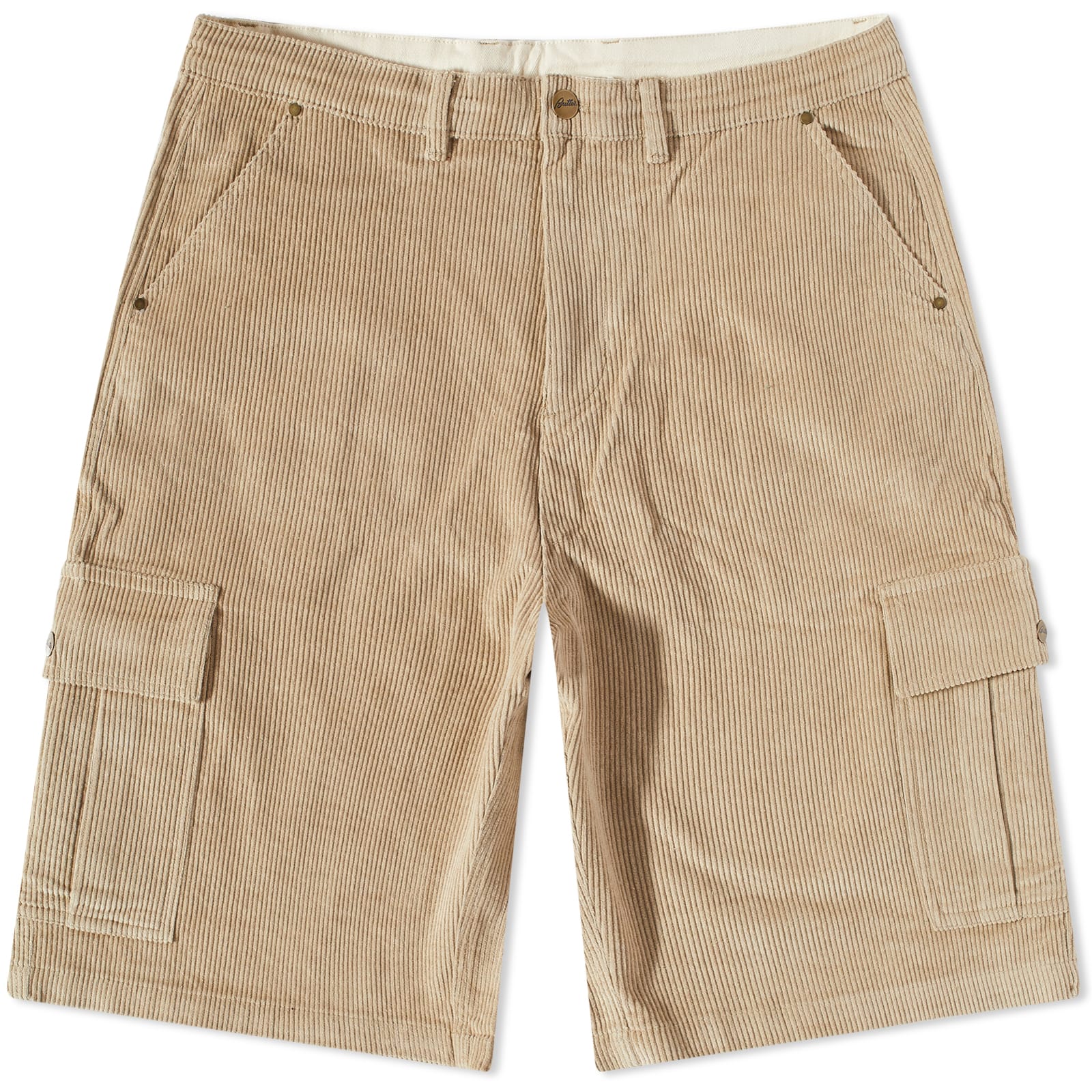 Butter Goods Corduroy Cargo Short Khaki | END. (US)
