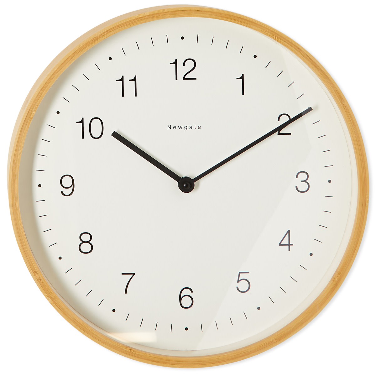 Newgate Clocks Mauritius Ocean Dial Wall Clock Bamboo | END. (US)
