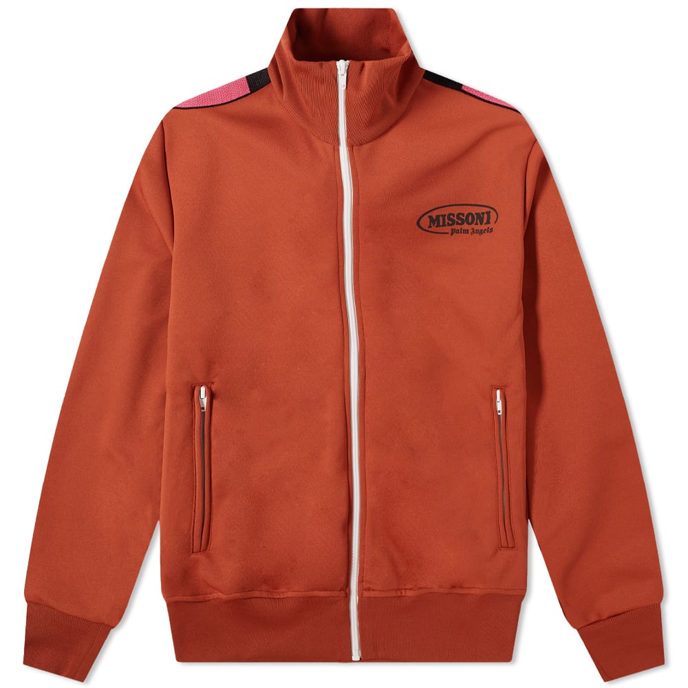 Palm Angels x Missoni Side Stripe Track Jacket Red & White | END. (GB)