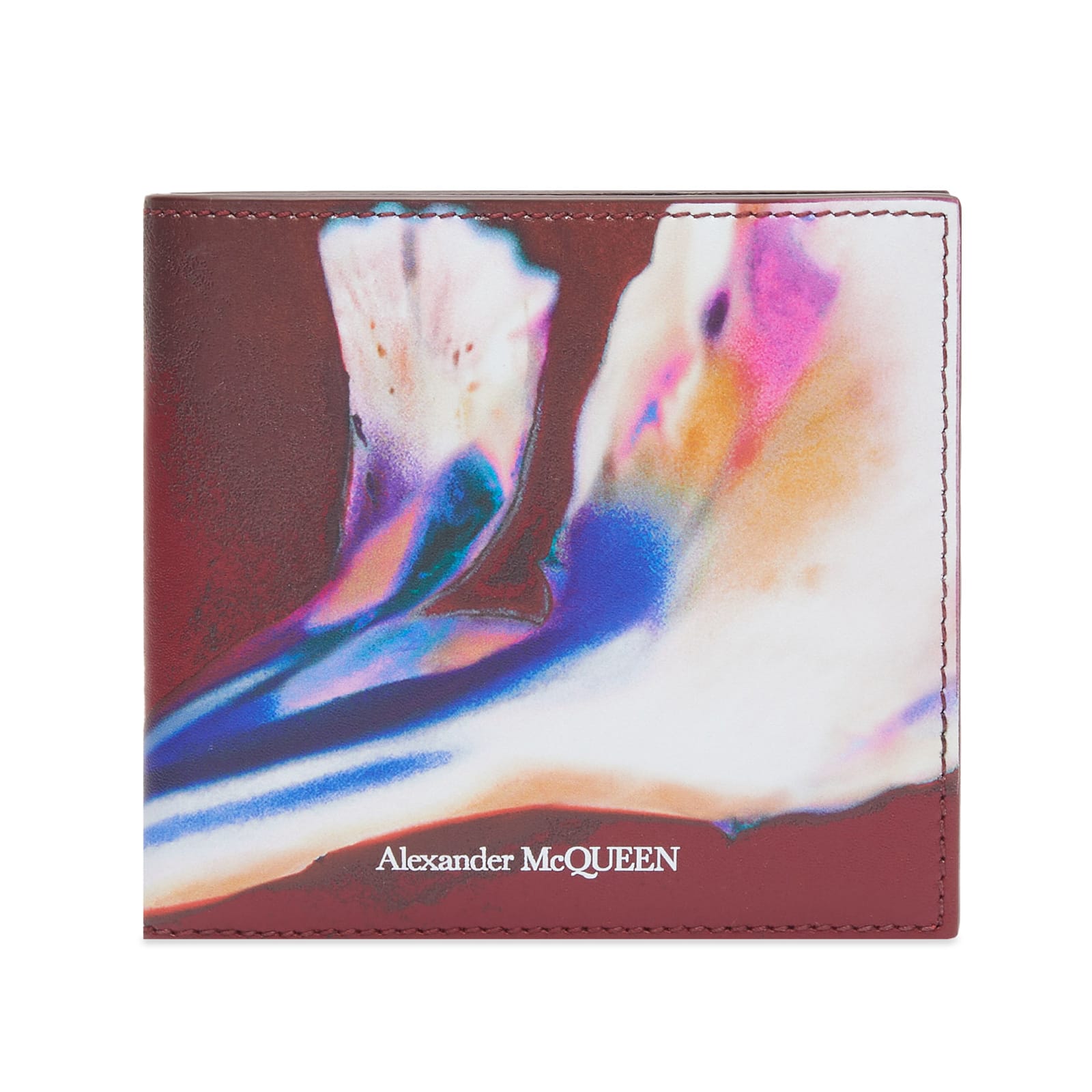Alexander McQueen Luminous Flower Billfold Wallet Multi | END. (US)