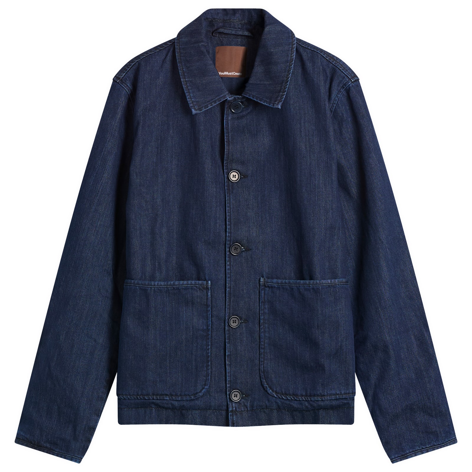 YMC Groundhog Chore Jacket Indigo | END. (US)