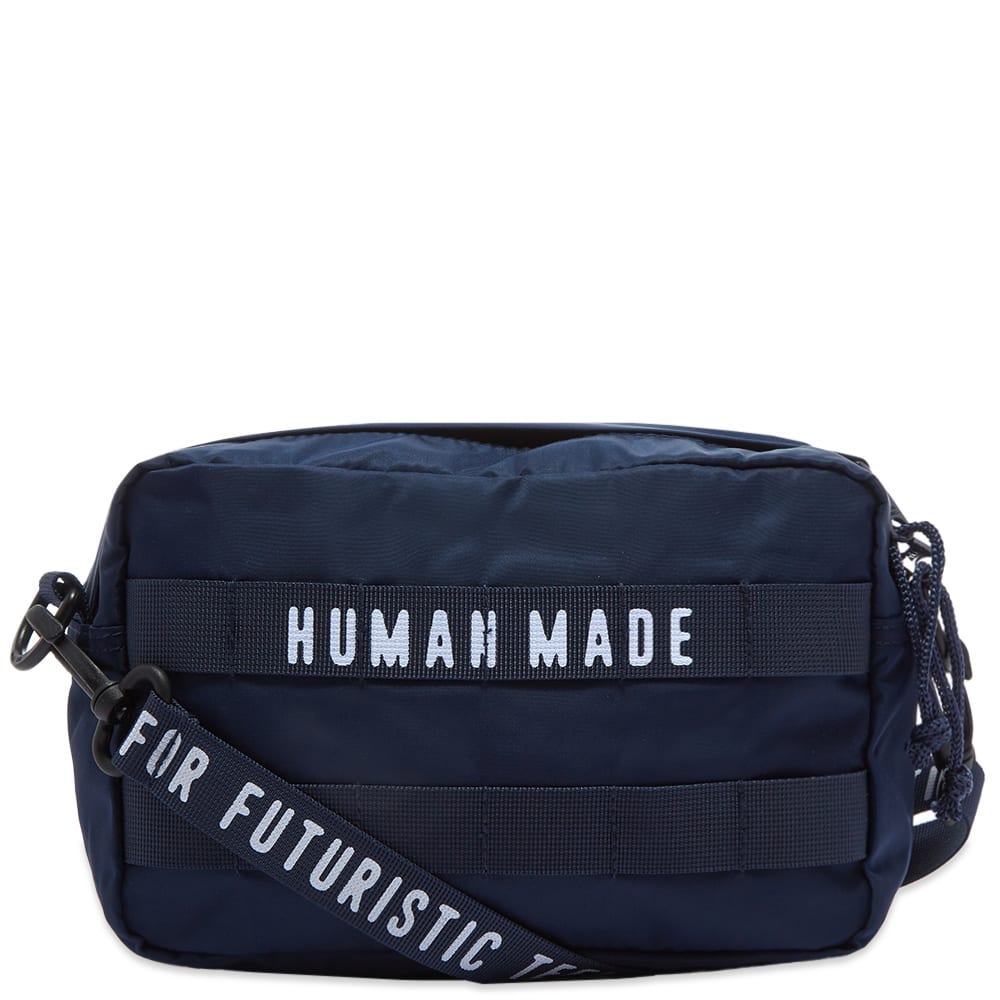 Human Made Military Waist Bag Navy & Orange | END.