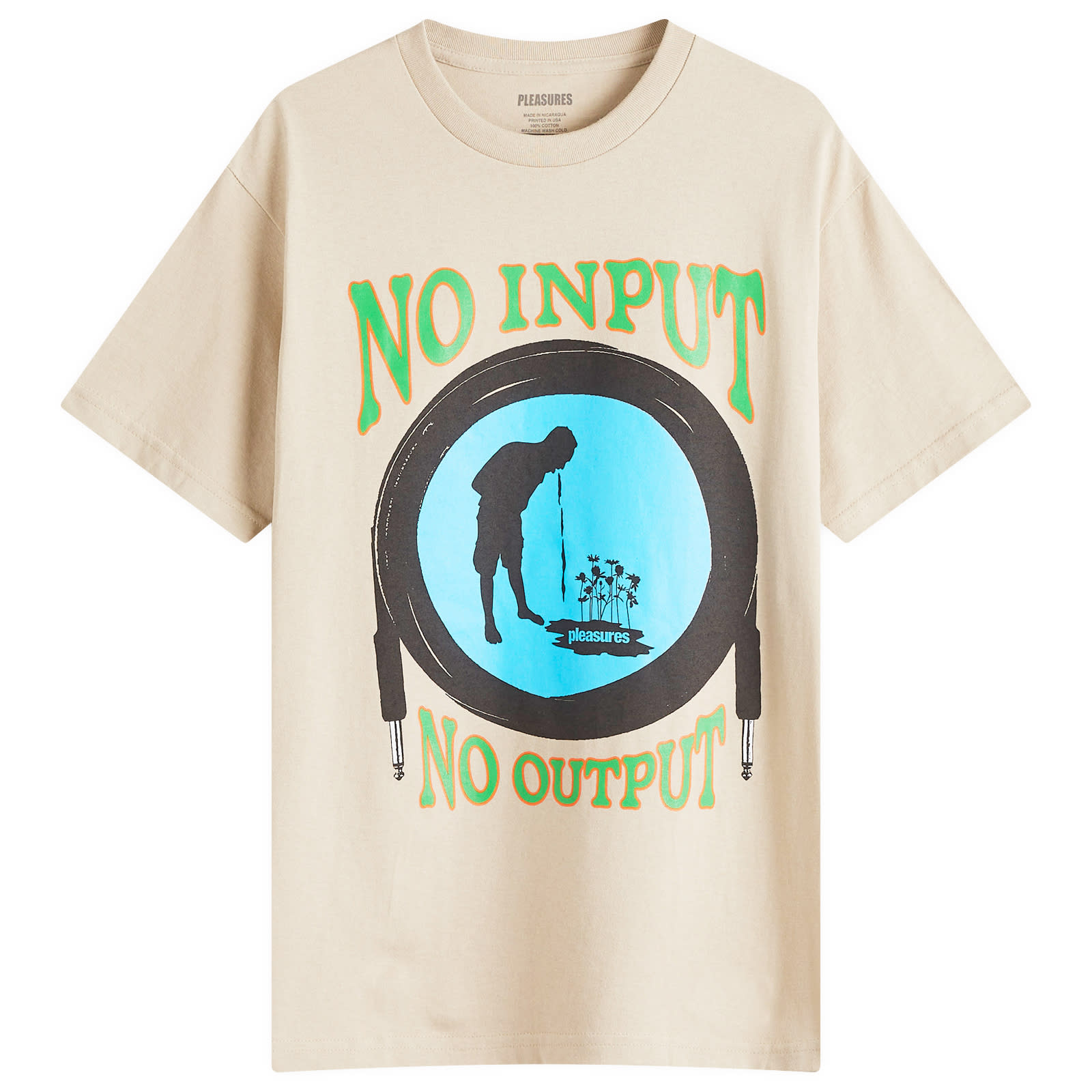 Pleasures Input T-Shirt Tan | END. (JP)