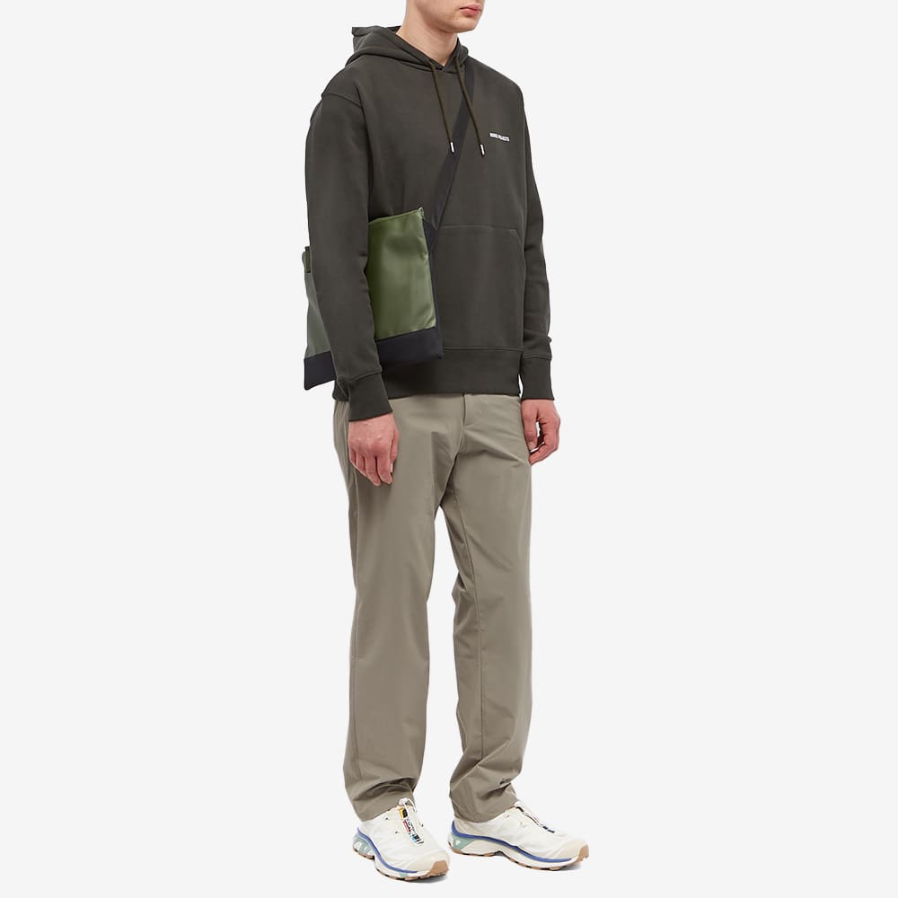 Norse Projects Arne Logo Popover Hoody Beech Green | END. (UK)