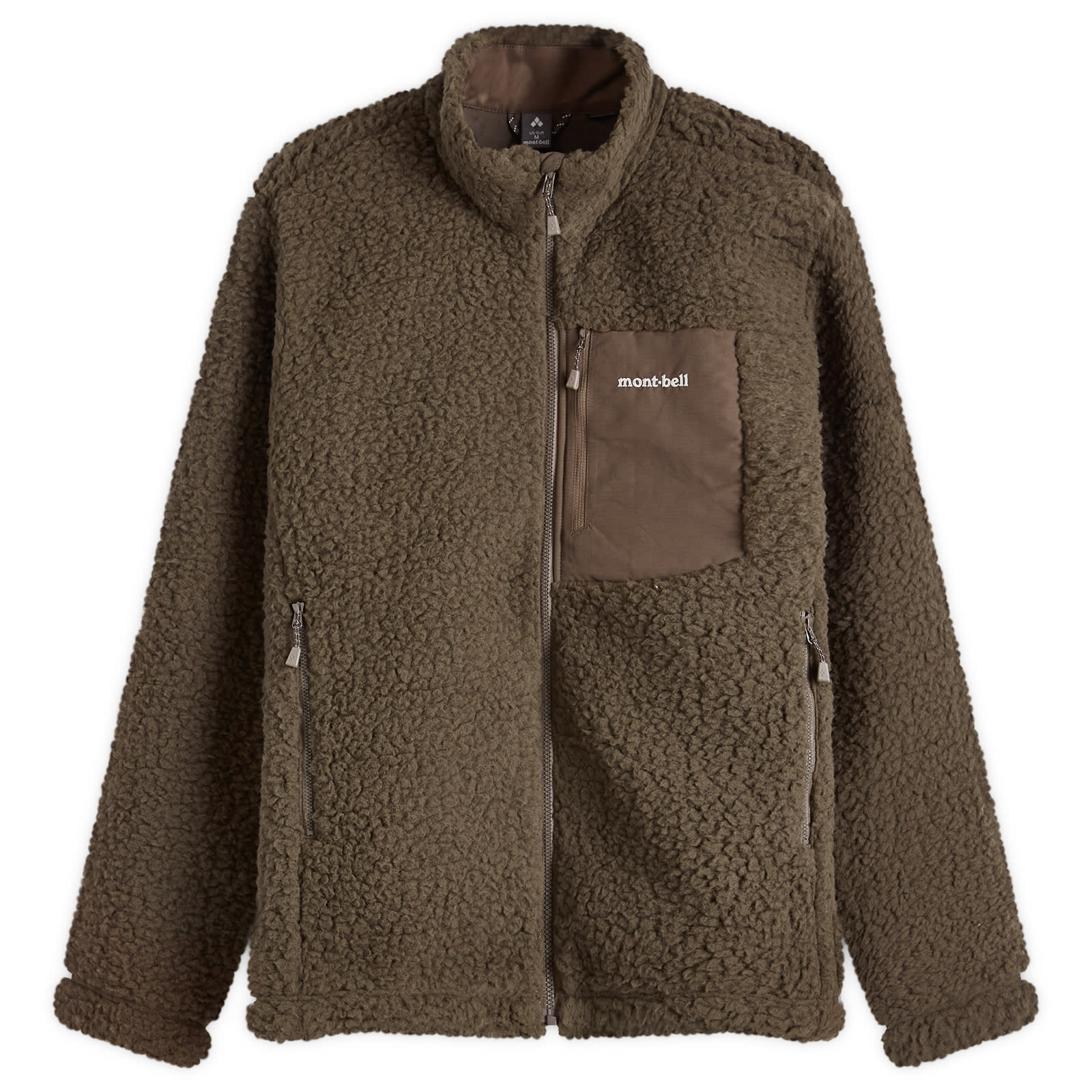 Montbell Men's Climaplus Shearling Jacket Dark Brown - Curated Menswear