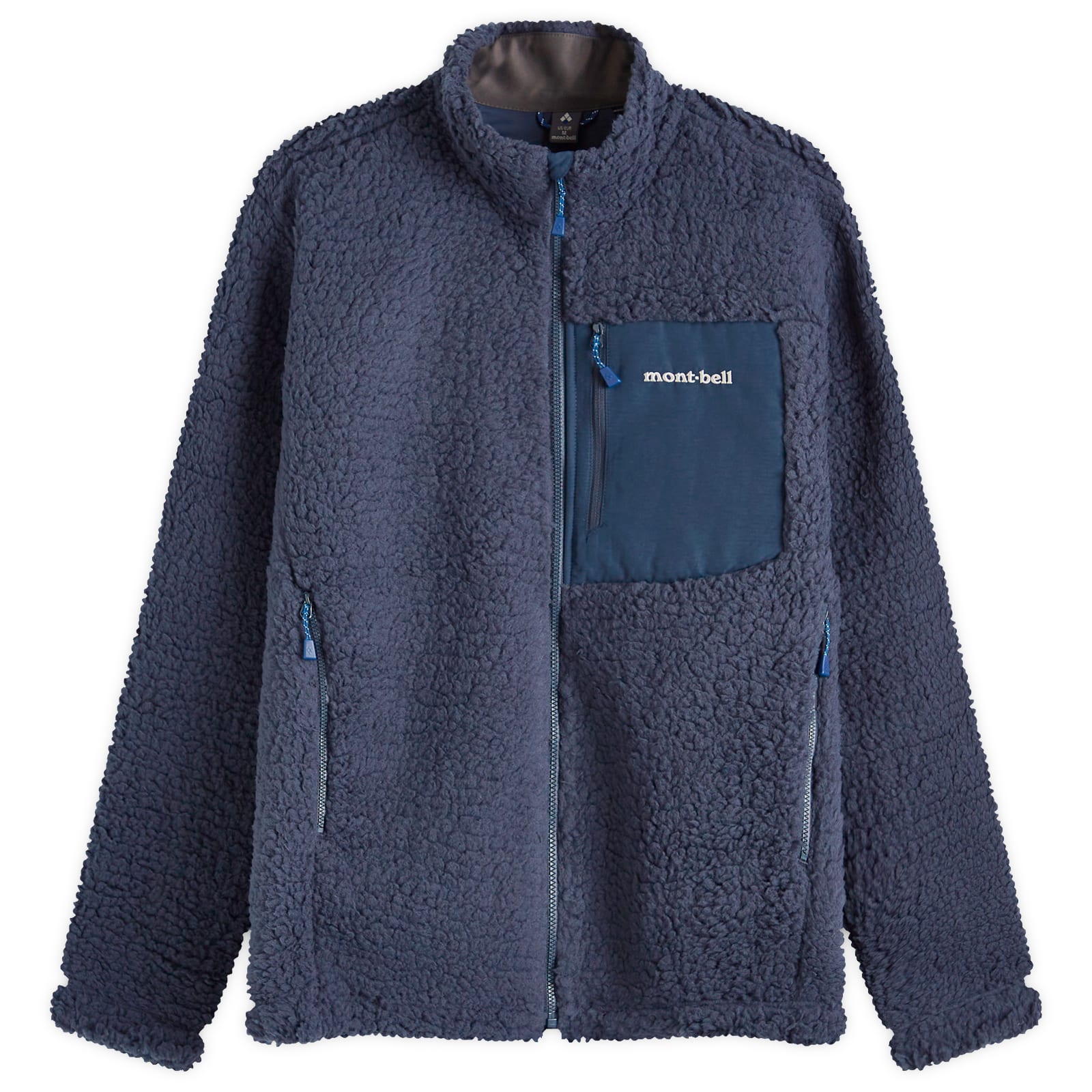 Montbell Men's Climaplus Shearling Jacket Navy - Curated Menswear