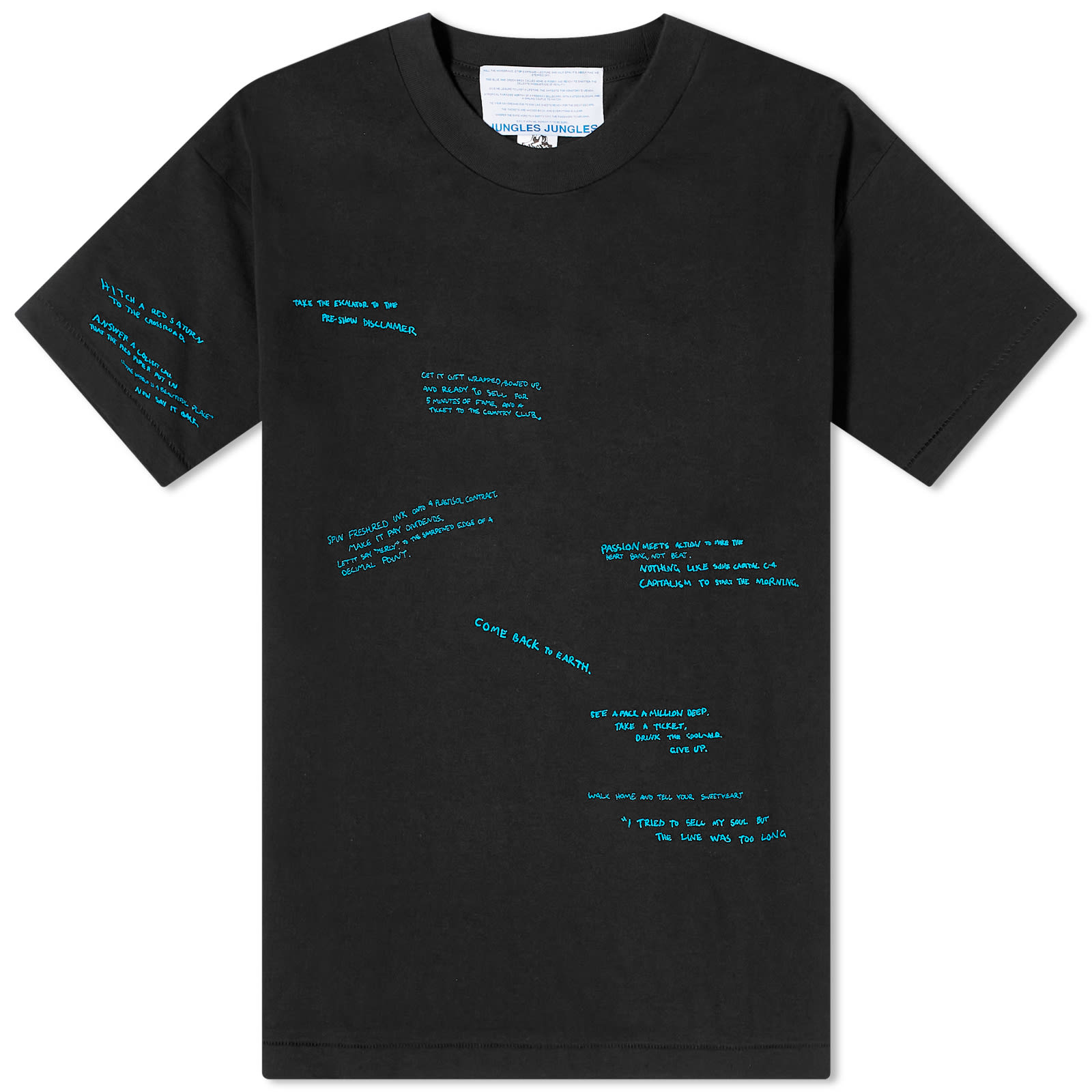 Jungles Jungles I Tried T-Shirt Black | END. (US)