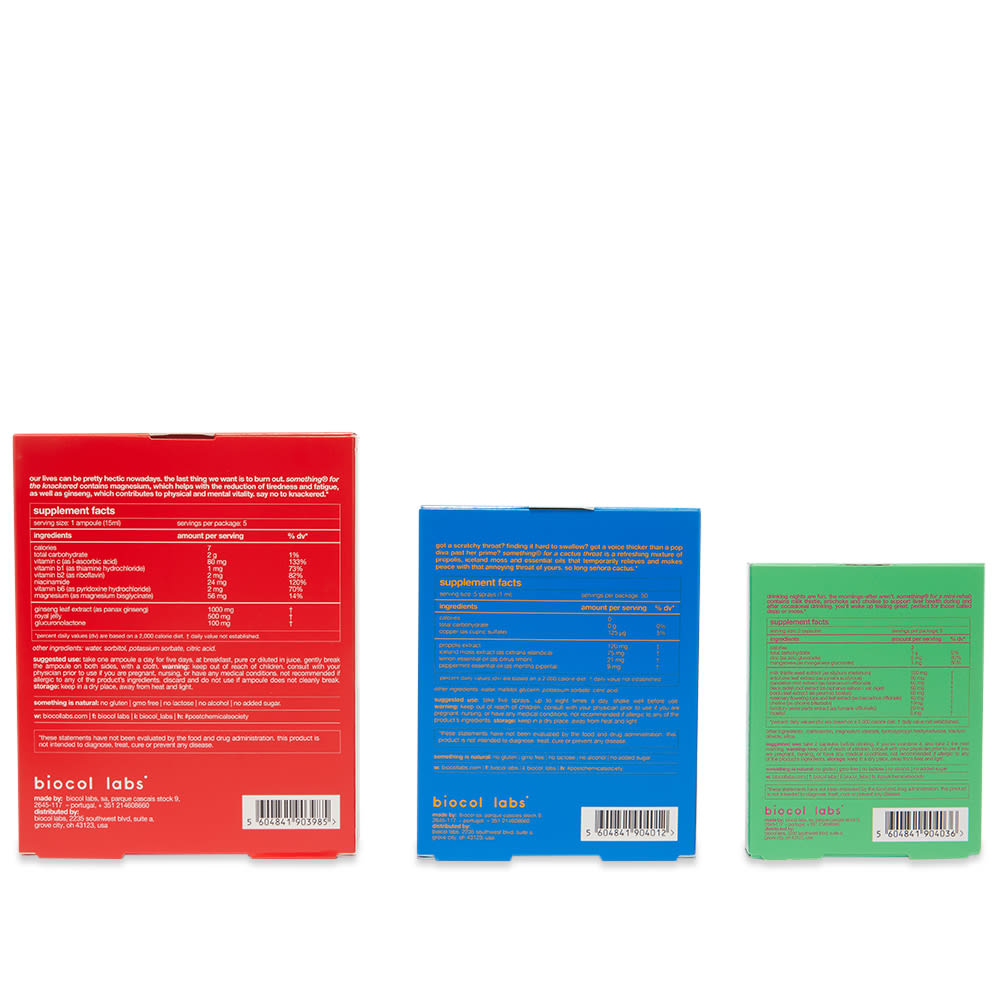 Biocol Labs Something For The Socialite 105Ml, 50Ml & 10 Tablets | END ...