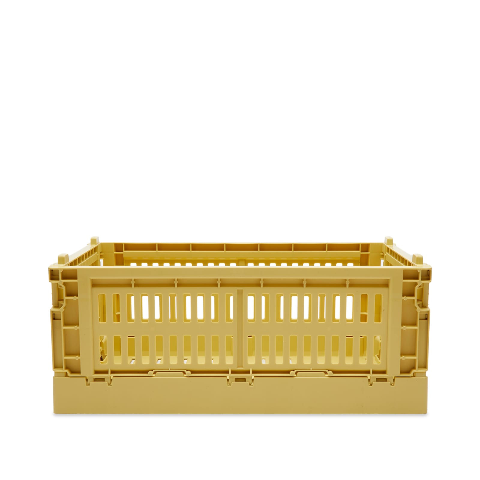 HAY Small Recycled Colour Crate Dusty Yellow | END. (US)