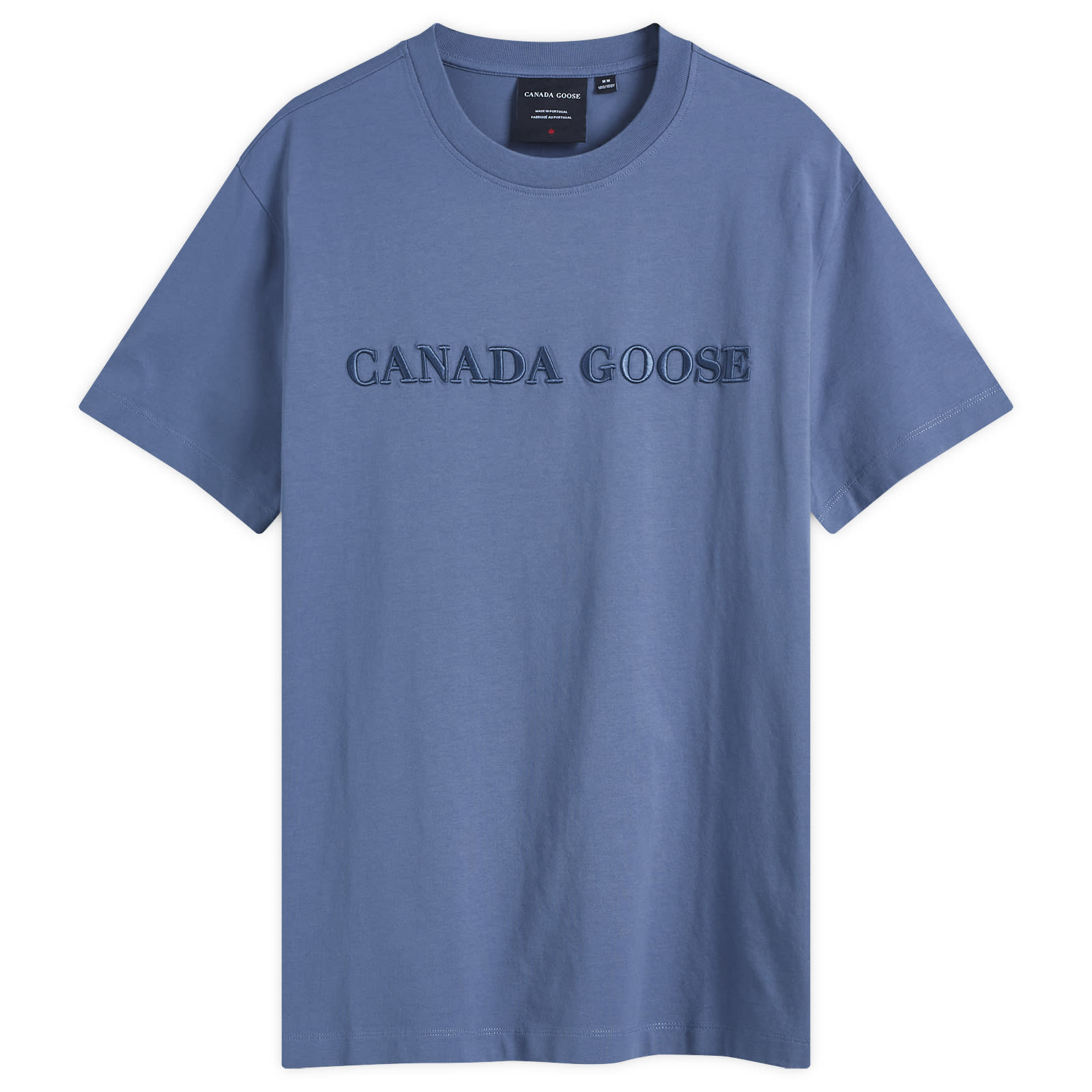 Canada Goose Embroidered Wordmark Emersen T-Shirt Ozone Blue | END. (US)