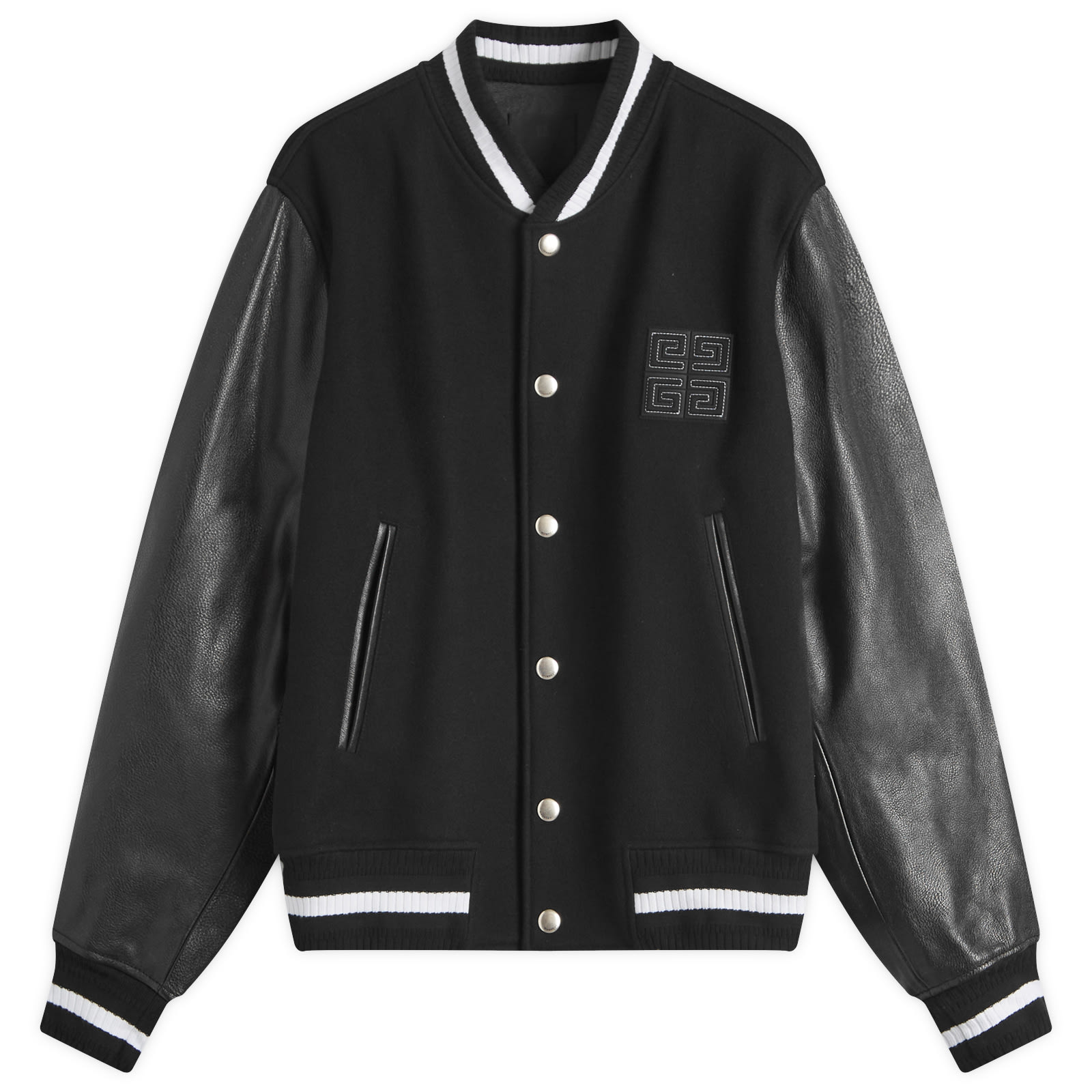 Givenchy Mix Material Varsity Jacket Black | END. (GB)