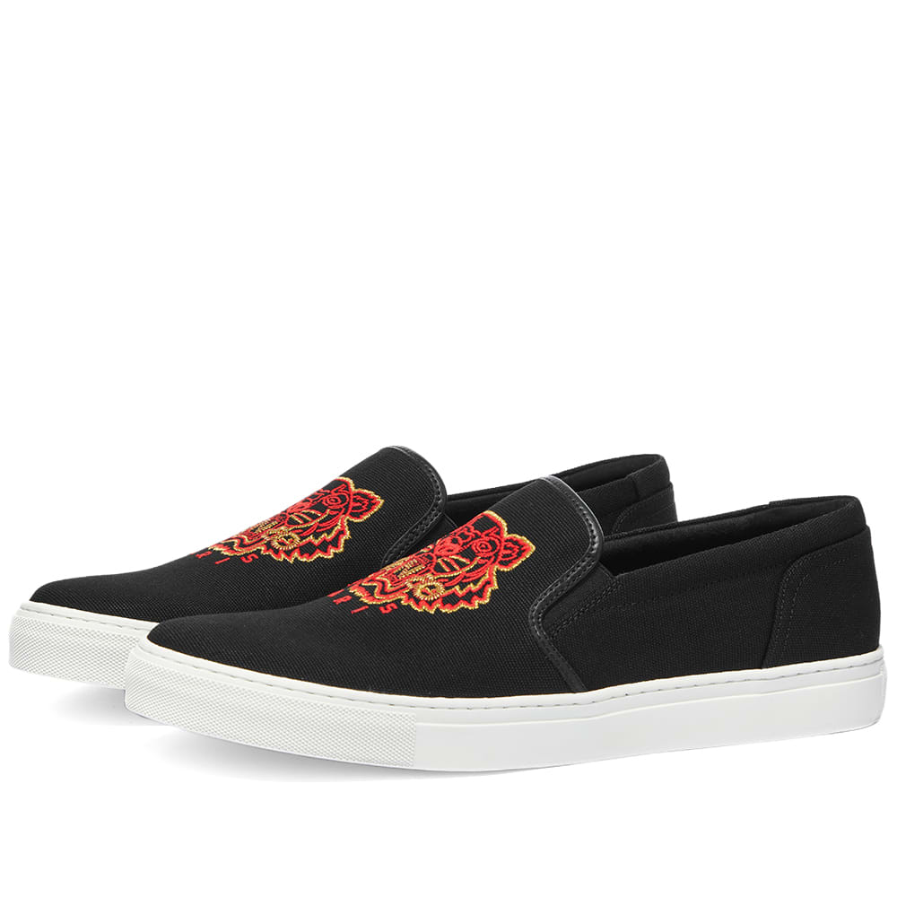 Kenzo CNY K-Skate Tiger Slip-On Black | END. (US)
