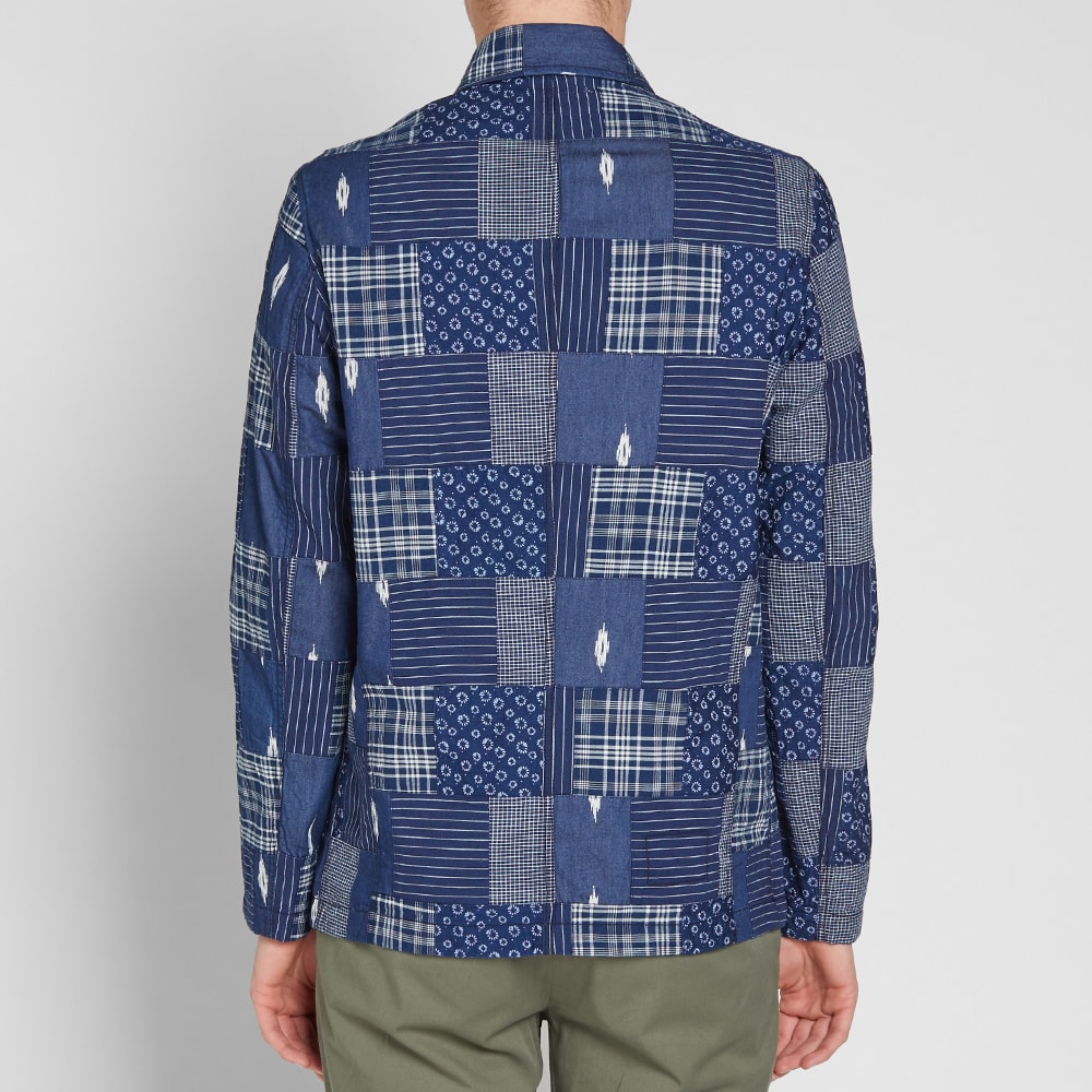 Universal Works Bakers Jacket Indigo Patchwork | END. (US)