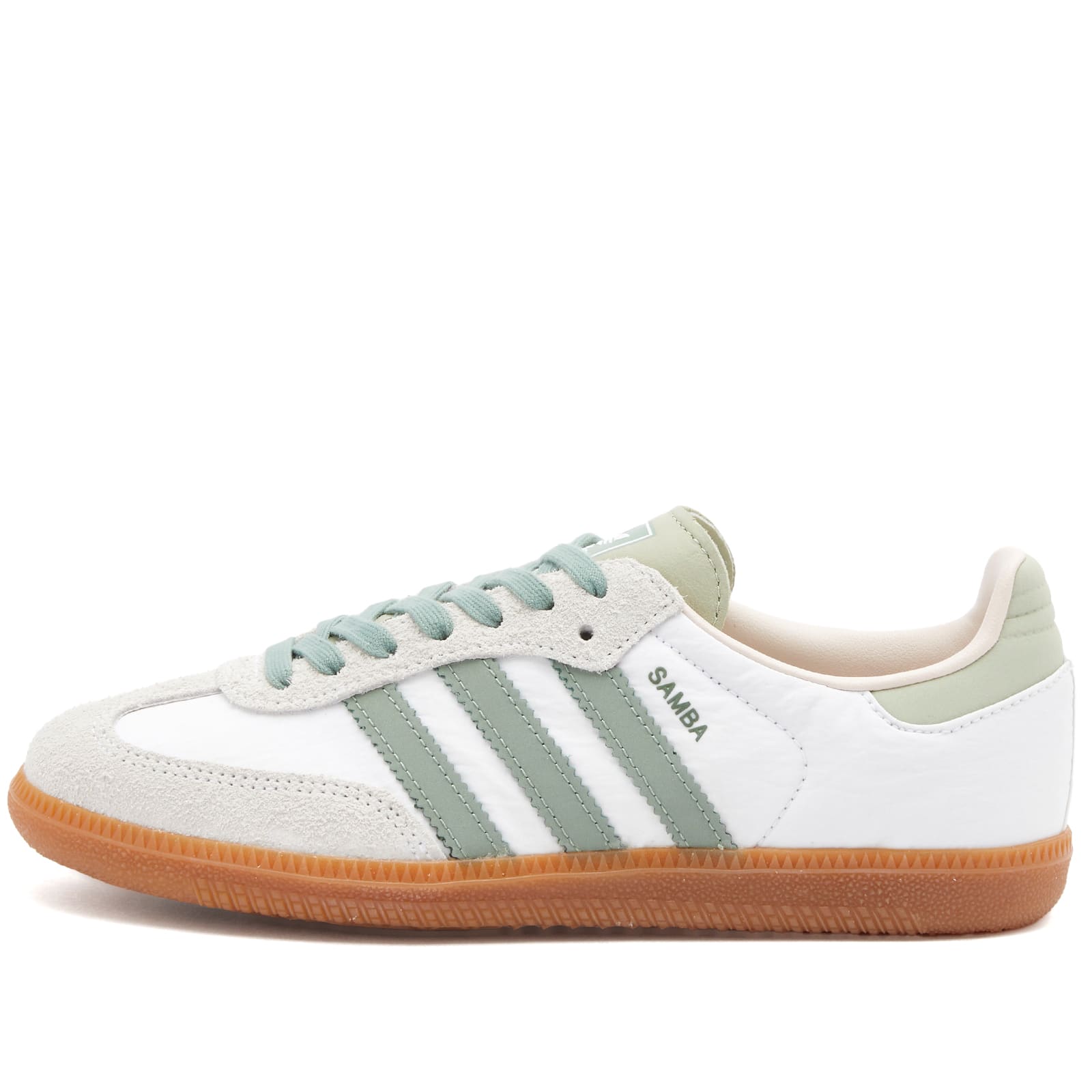 Adidas Samba OG White, Silver Green & Putty Mauve | END. (AU)