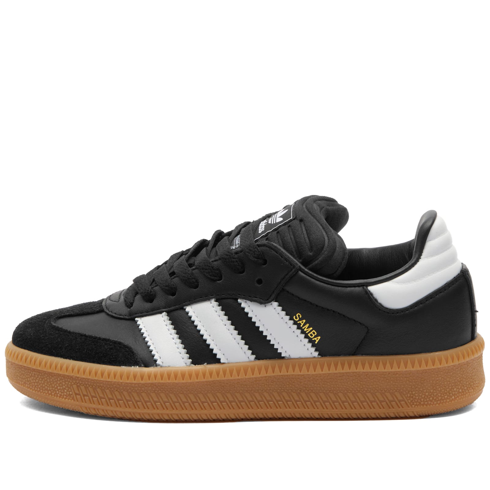 Adidas SAMBA XLG Core Black & Ftwr White & Gum 3 | END. (US)