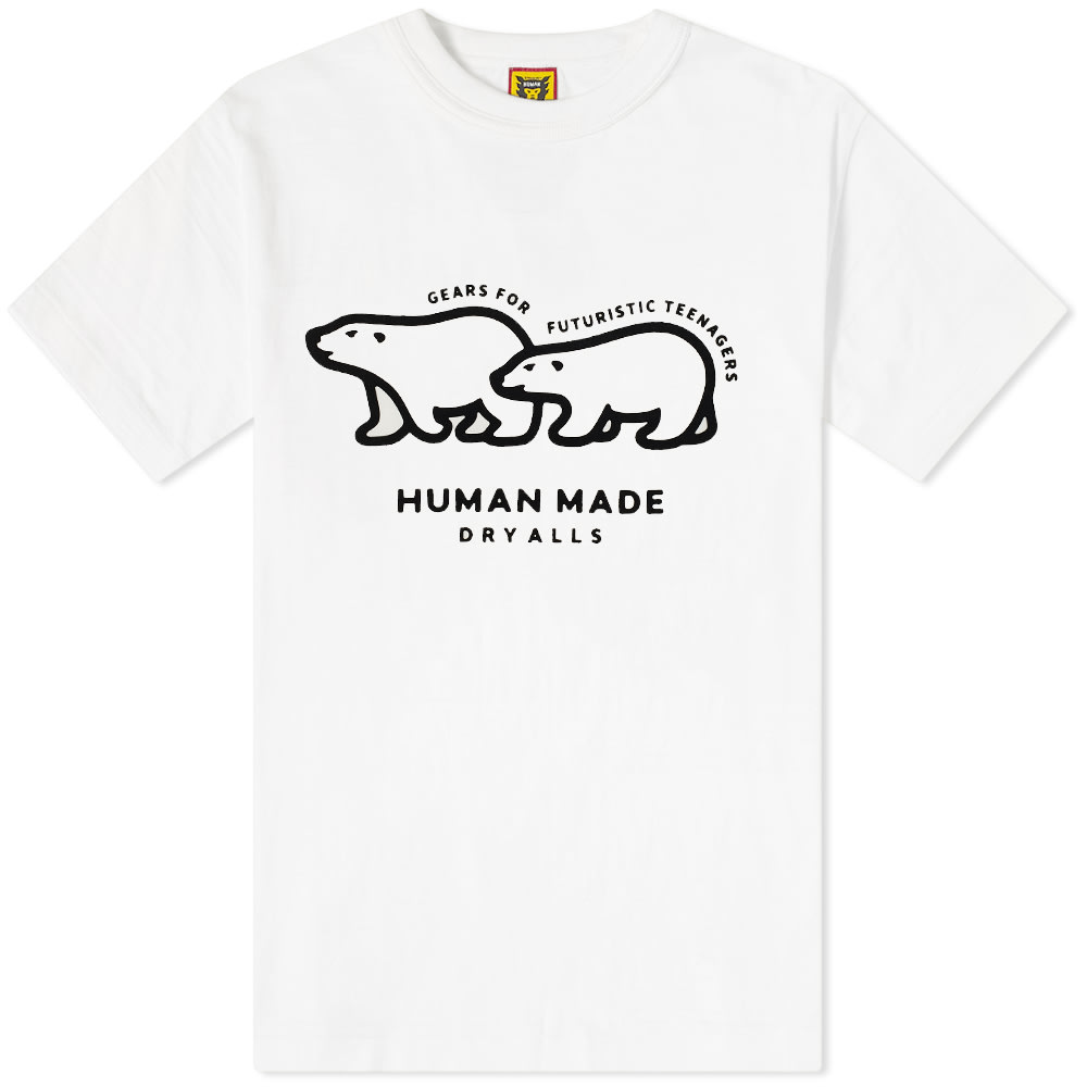 Human Made Polar Bear Outline T-Shirt White | END. (GB)
