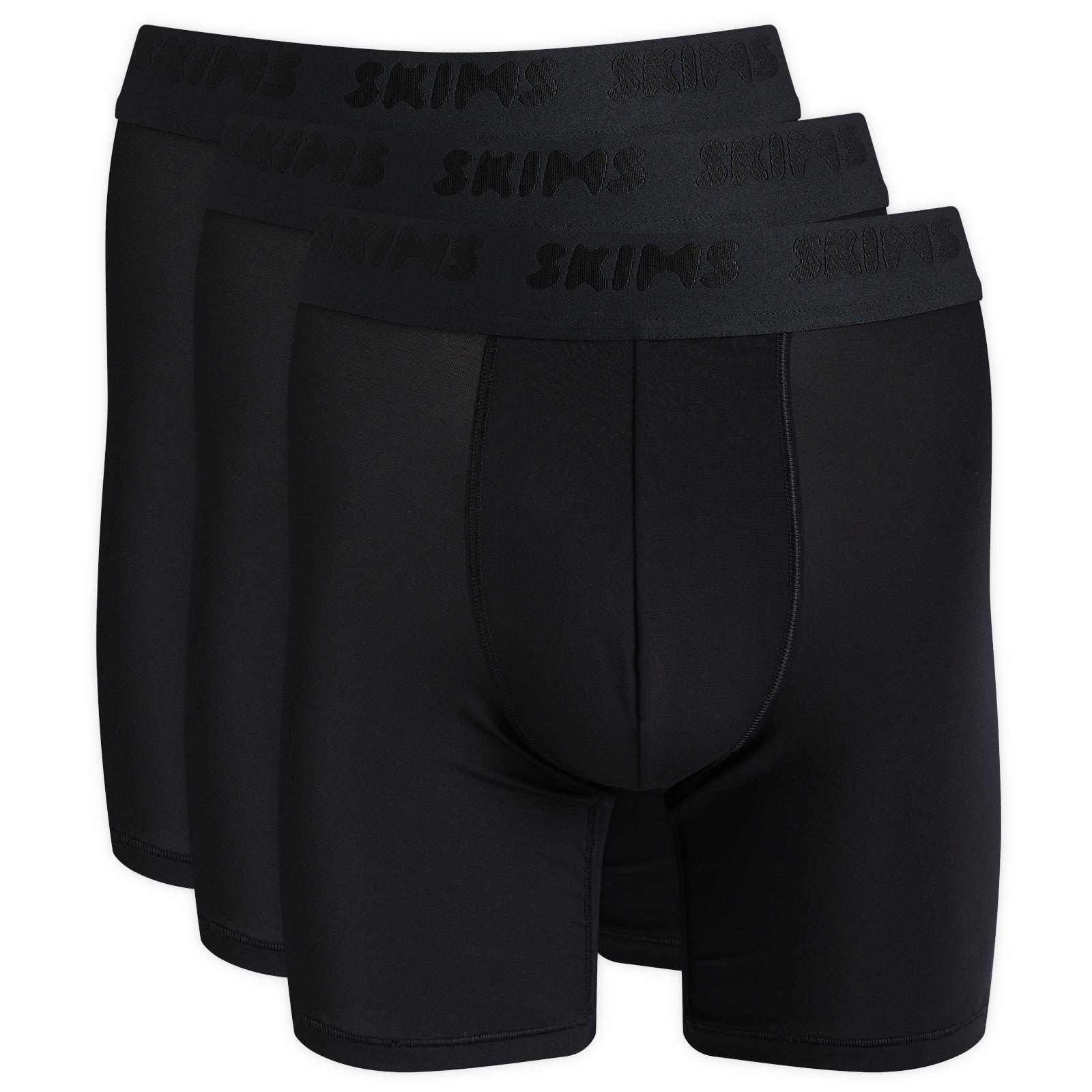 SKIMS Cotton Boxer Brief 5" - 3-Pack Obsidian | END. (GB)