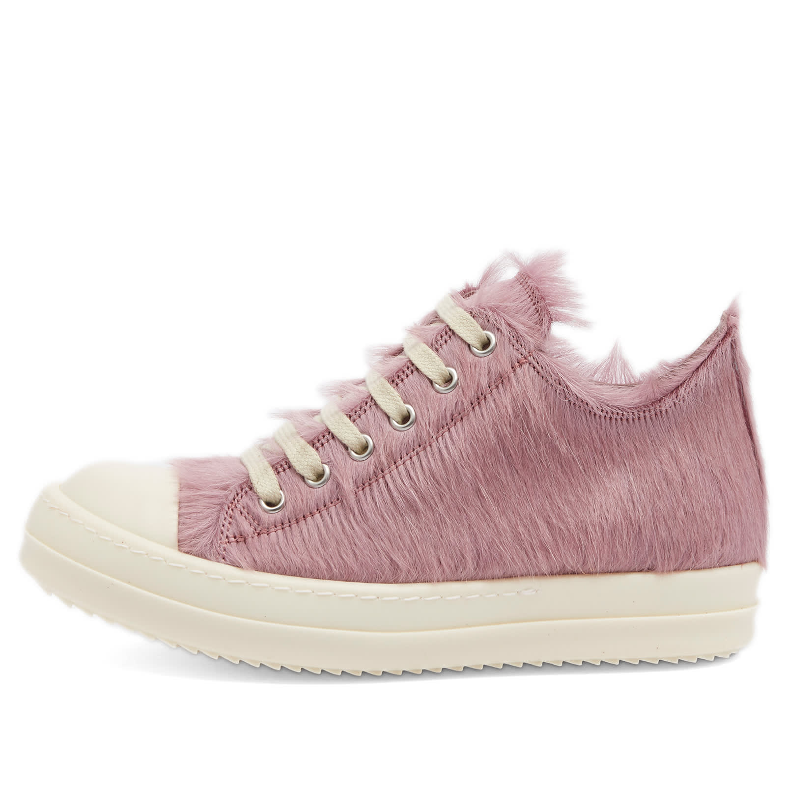 Rick Owens Fur Low Top Shoes Pink & Milk | END. (US)