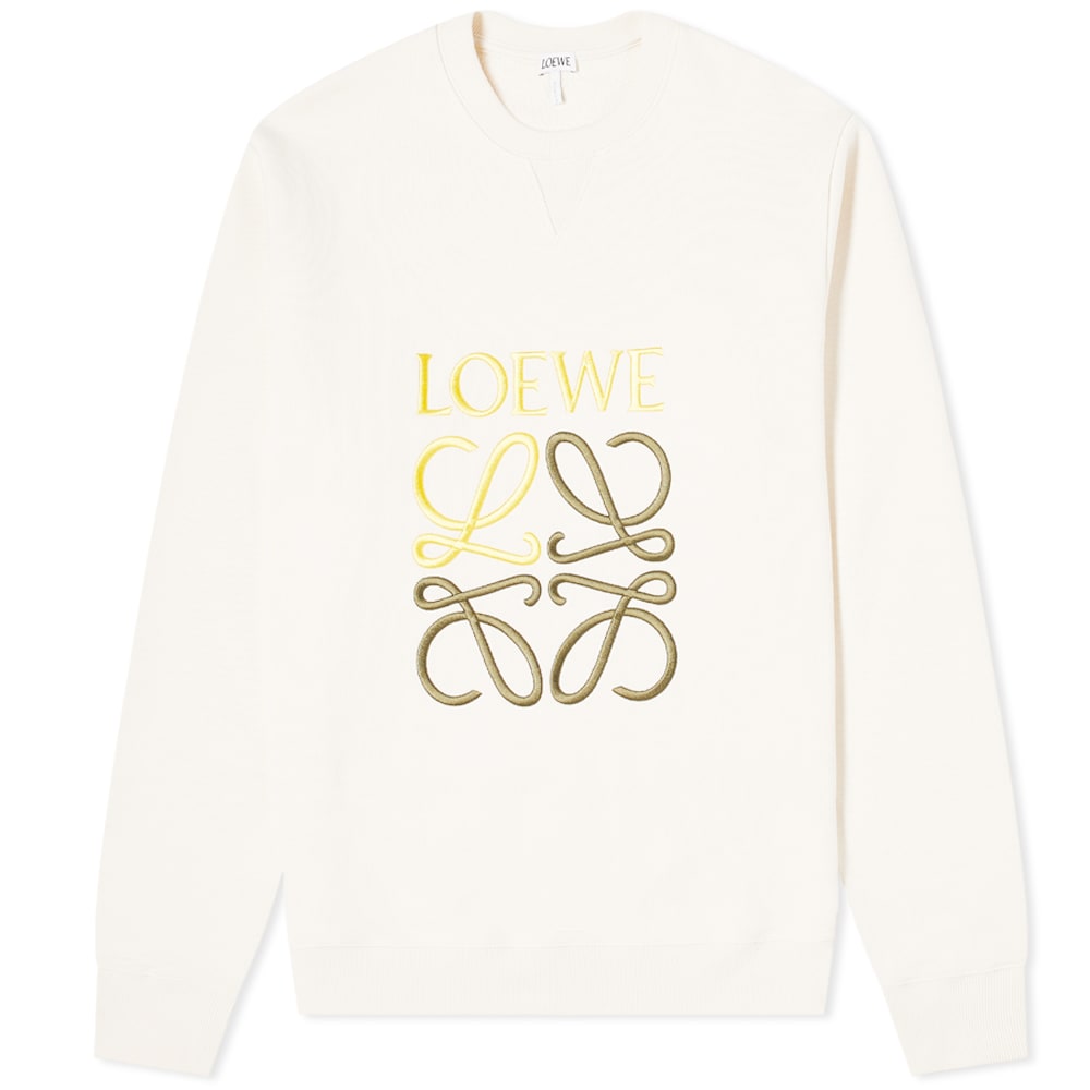 Loewe Anagram Crew Sweat Ecru | END.