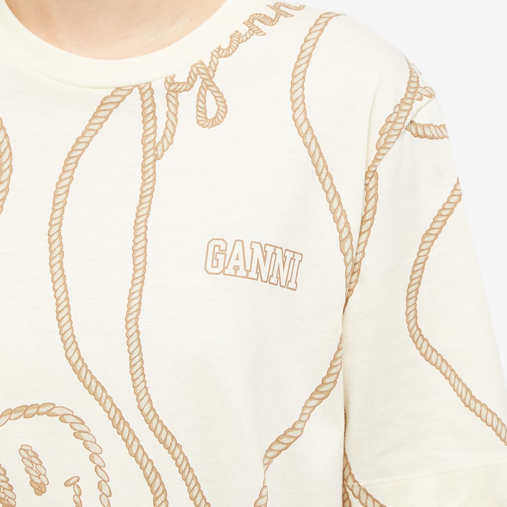 GANNI Chain Smiley Tee Ganni Symbols Multi | END. (Global)