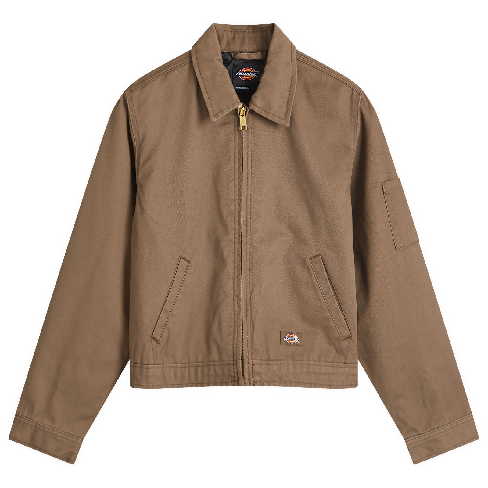 Dickies Lined Eisenhower Cropped Jacket Mushroom | END. (US)