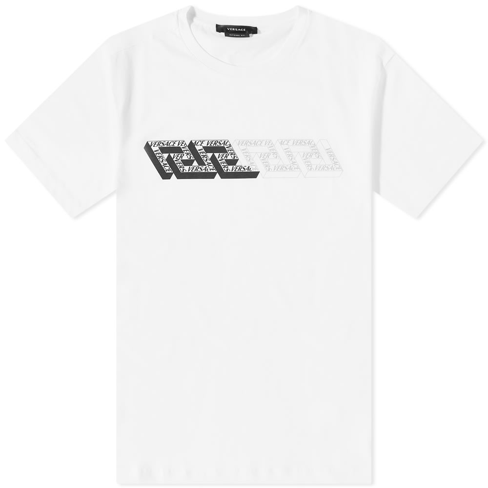 Versace Geo Greca Print Tee White | END. (KR)