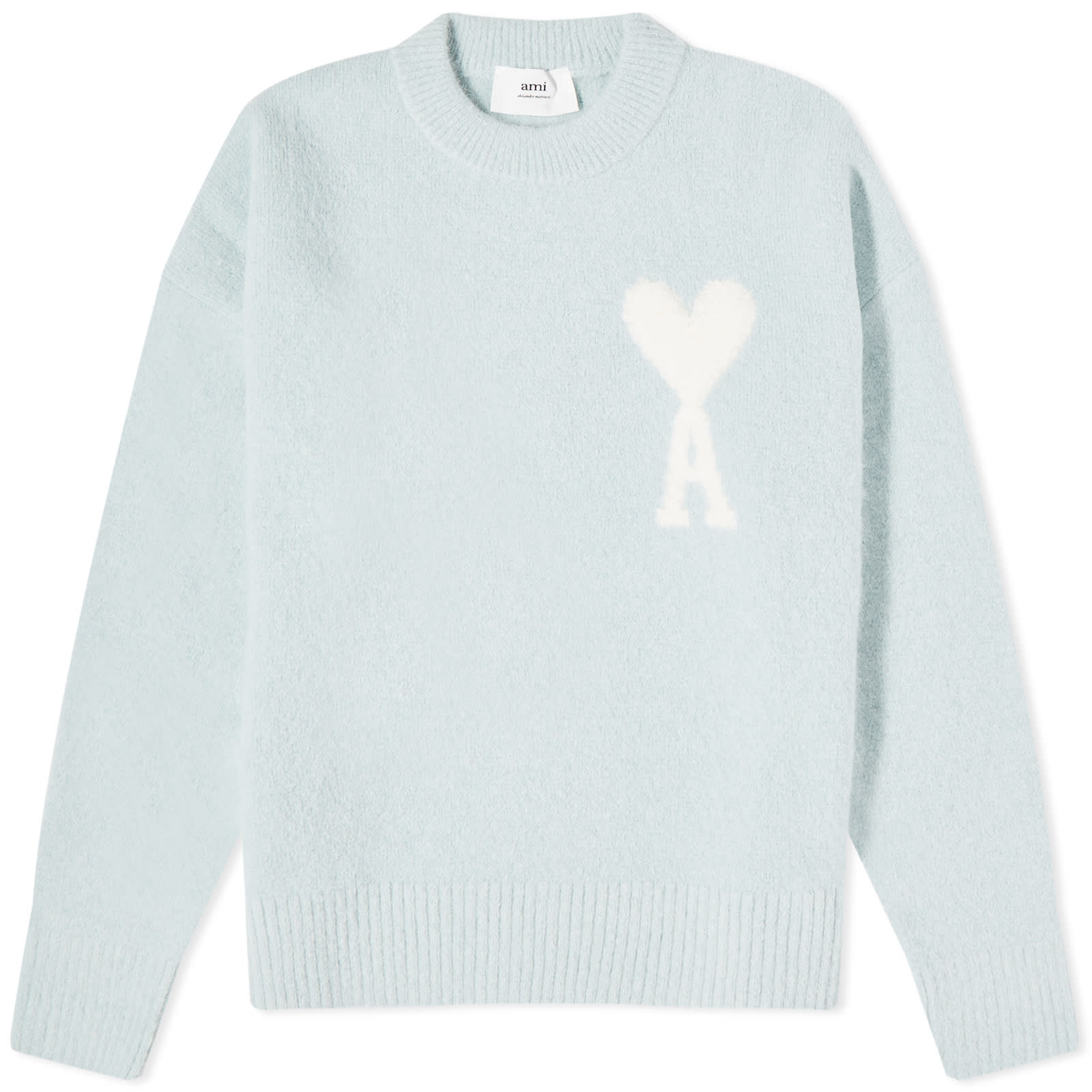 AMI White ADC Knit Sweater Blue | END. (US)