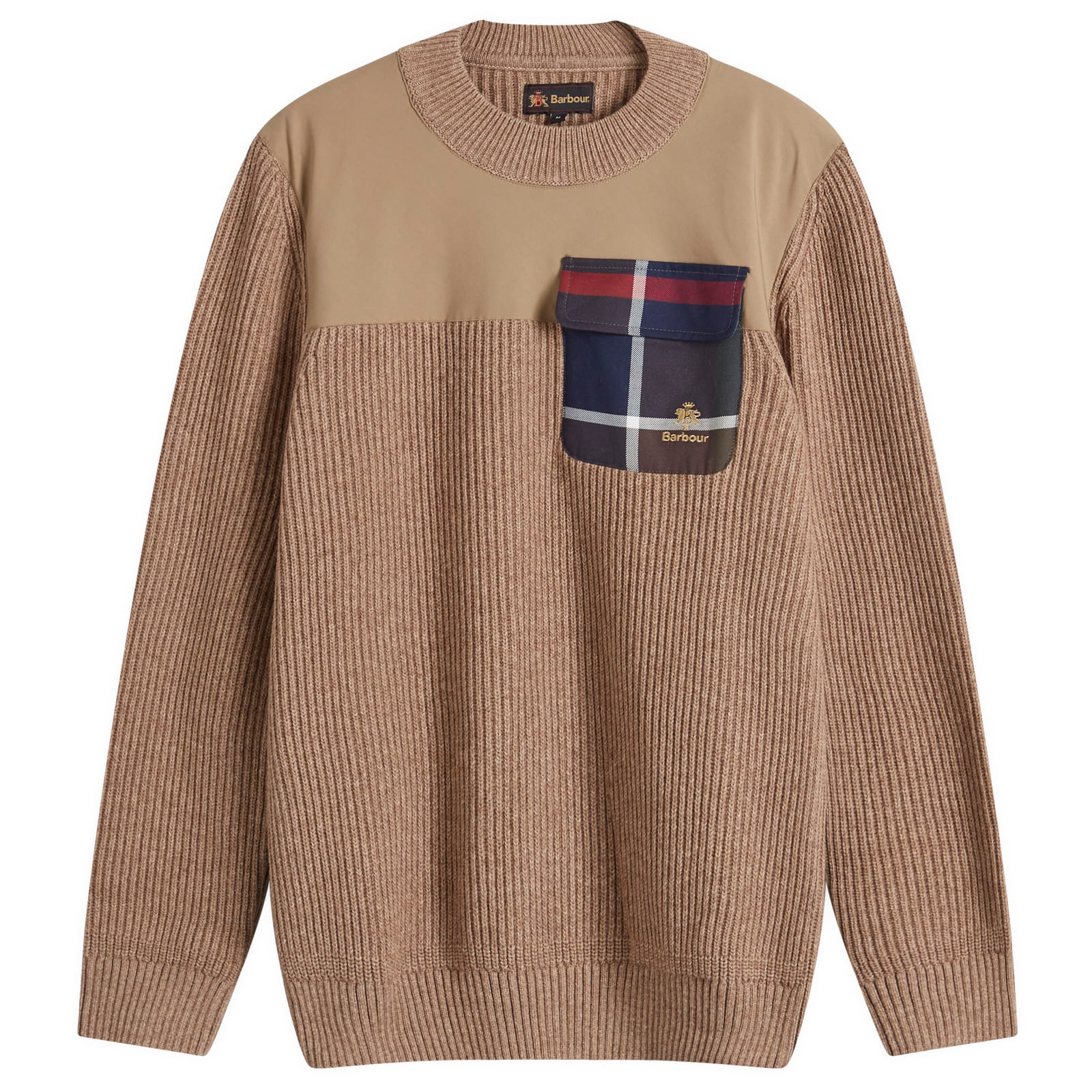 Barbour x Baracuta Miller Crew Knit Jumper Tan | END. (GB)