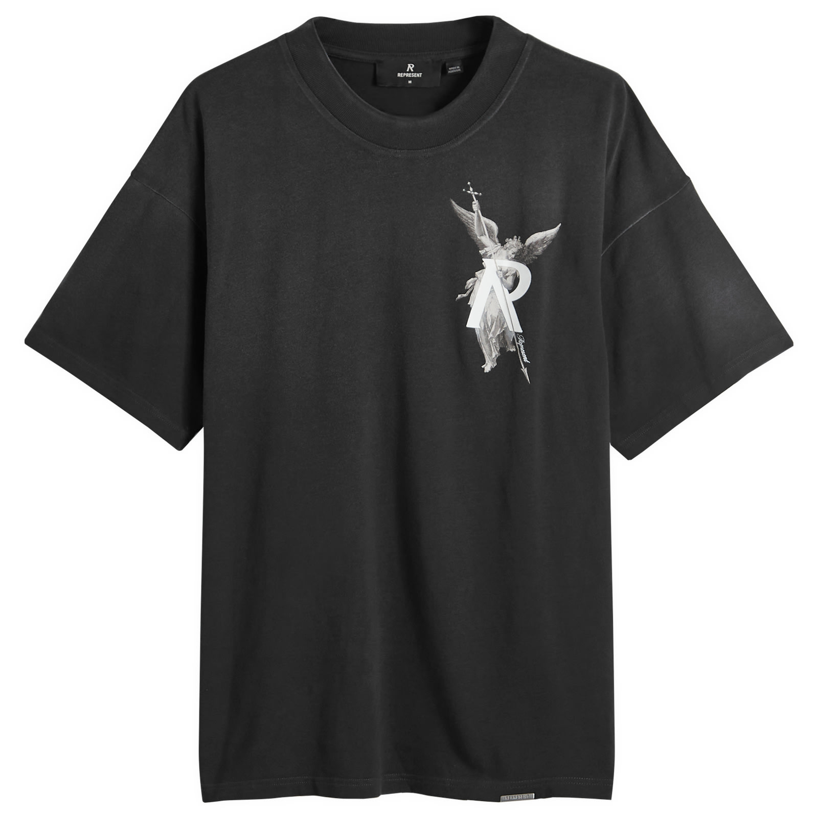 Represent Archangel T-Shirt Stained Black | END. (GB)