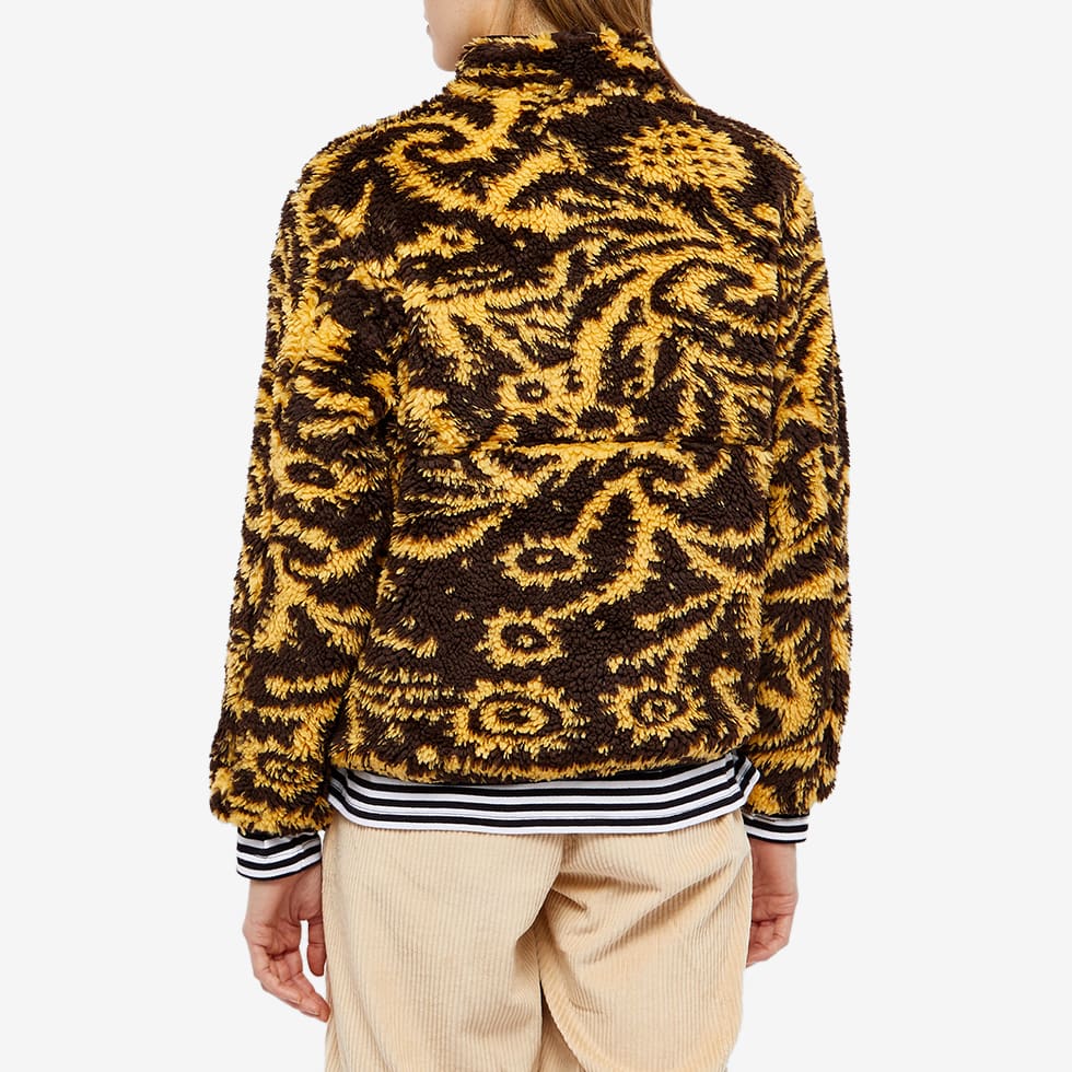 Obey Aiden Reversible Sherpa Jacket Golden Harvest Multi | END. (UK)