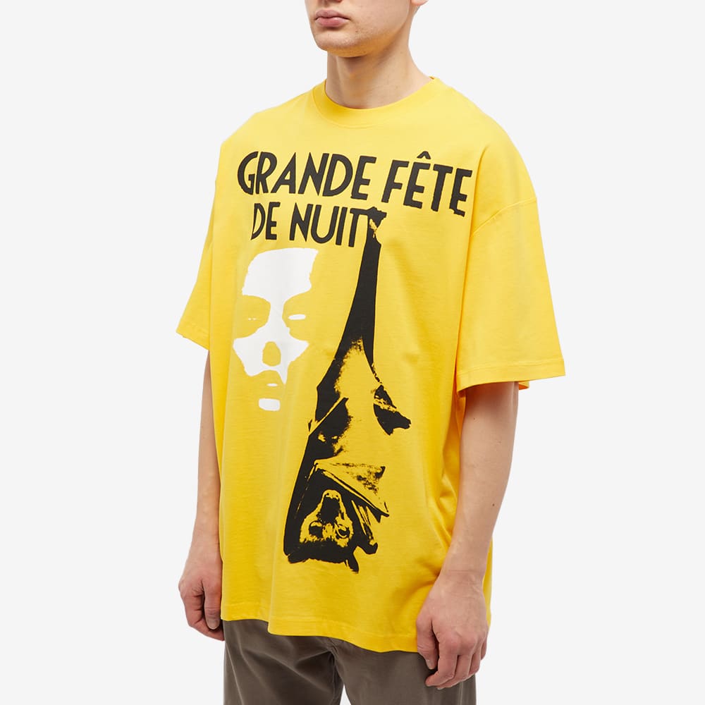 Raf Simons Oversized Grand Fete Tee Yellow | END. (US)