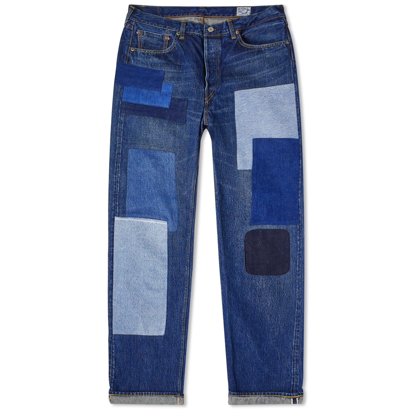 Orslow 105 Patchwork Denim Jeans Remake | END. (GB)