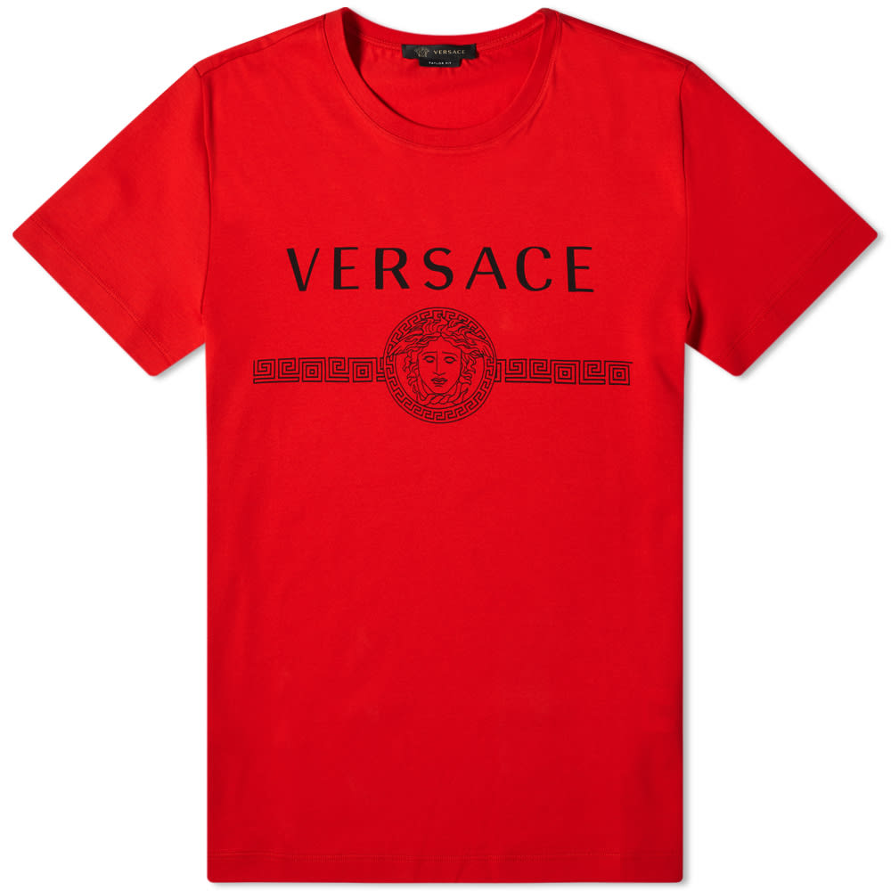 Versace Classic Logo Tee Rosso | END. (KR)
