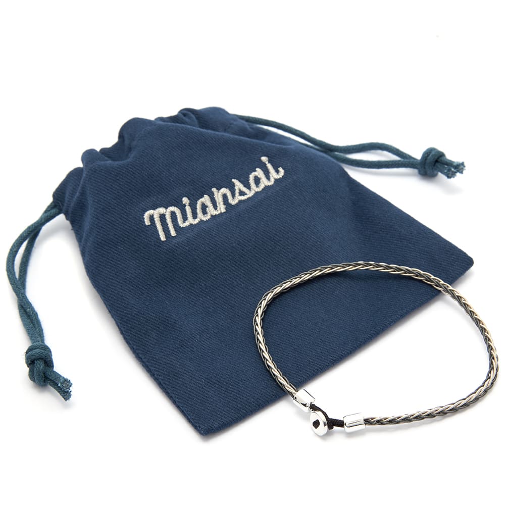 Miansai Nexus Wire Bracelet Black & Steel | END. (US) Miansai Nexus Wire Bracelet Black & Steel | END. (US)