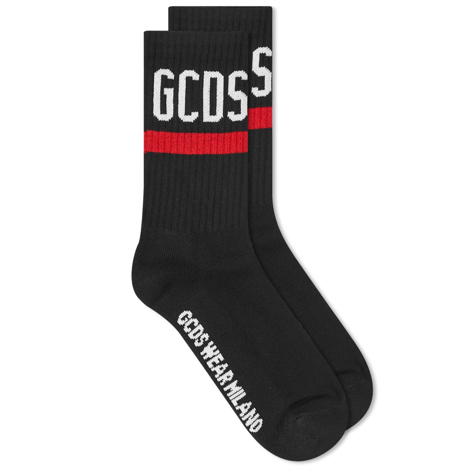 GCDS Logo Socks Nero | END. (GB)