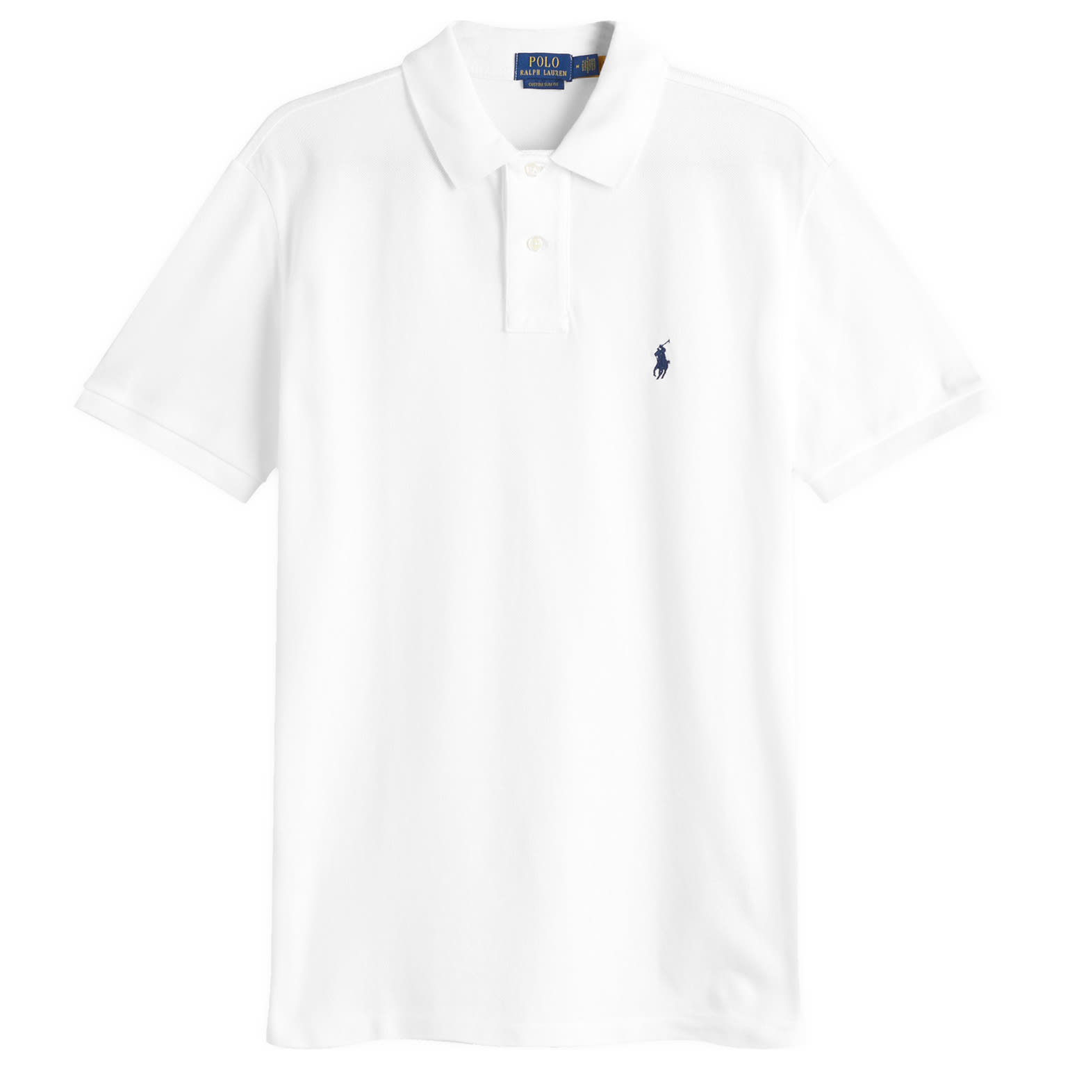 Polo Ralph Lauren Custom Fit Polo White | END. (TW)