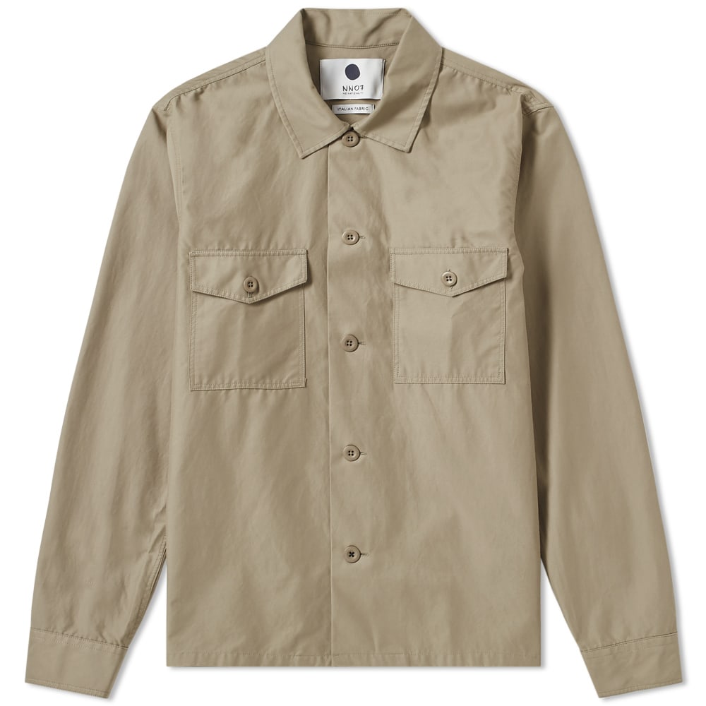 NN07 Pete Shirt Jacket Rock Khaki | END. (US)