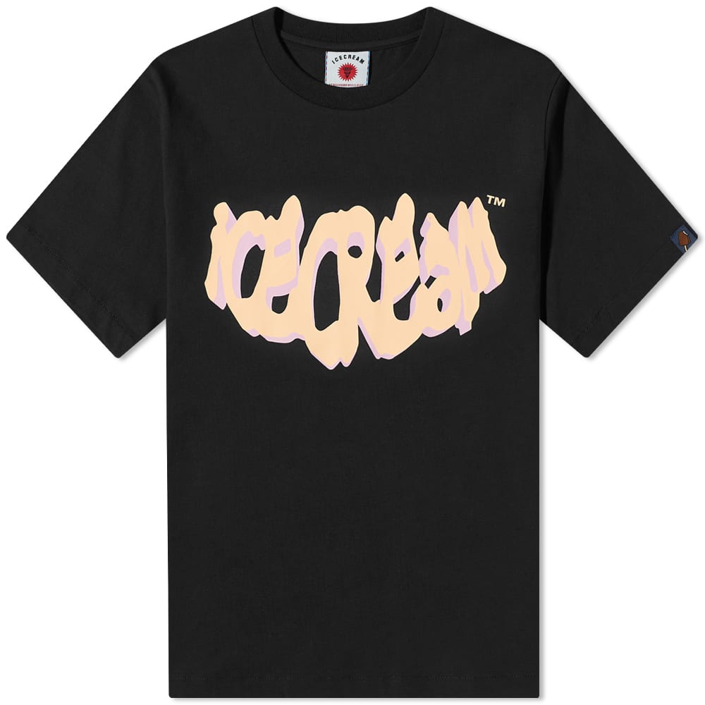 ICECREAM Drip Logo T-Shirt Black | END. (GB)