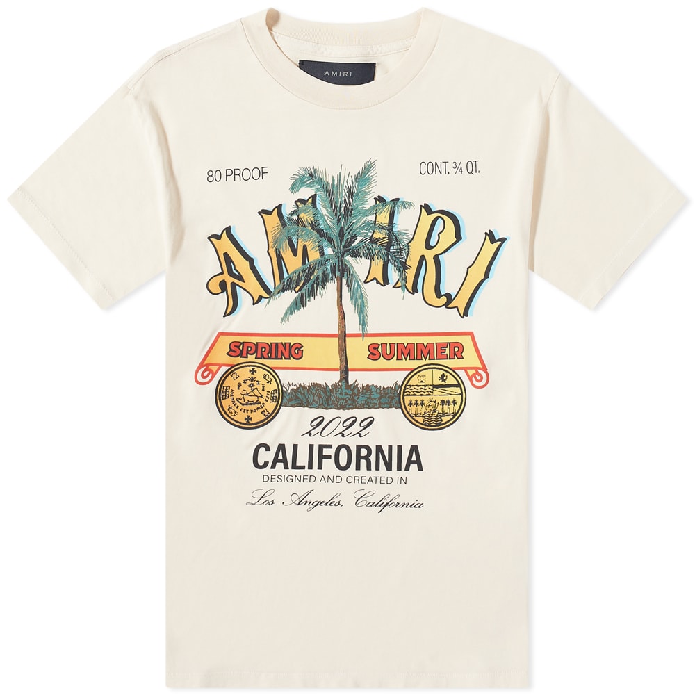AMIRI Rum Label T-Shirt Almond | END. (GB)